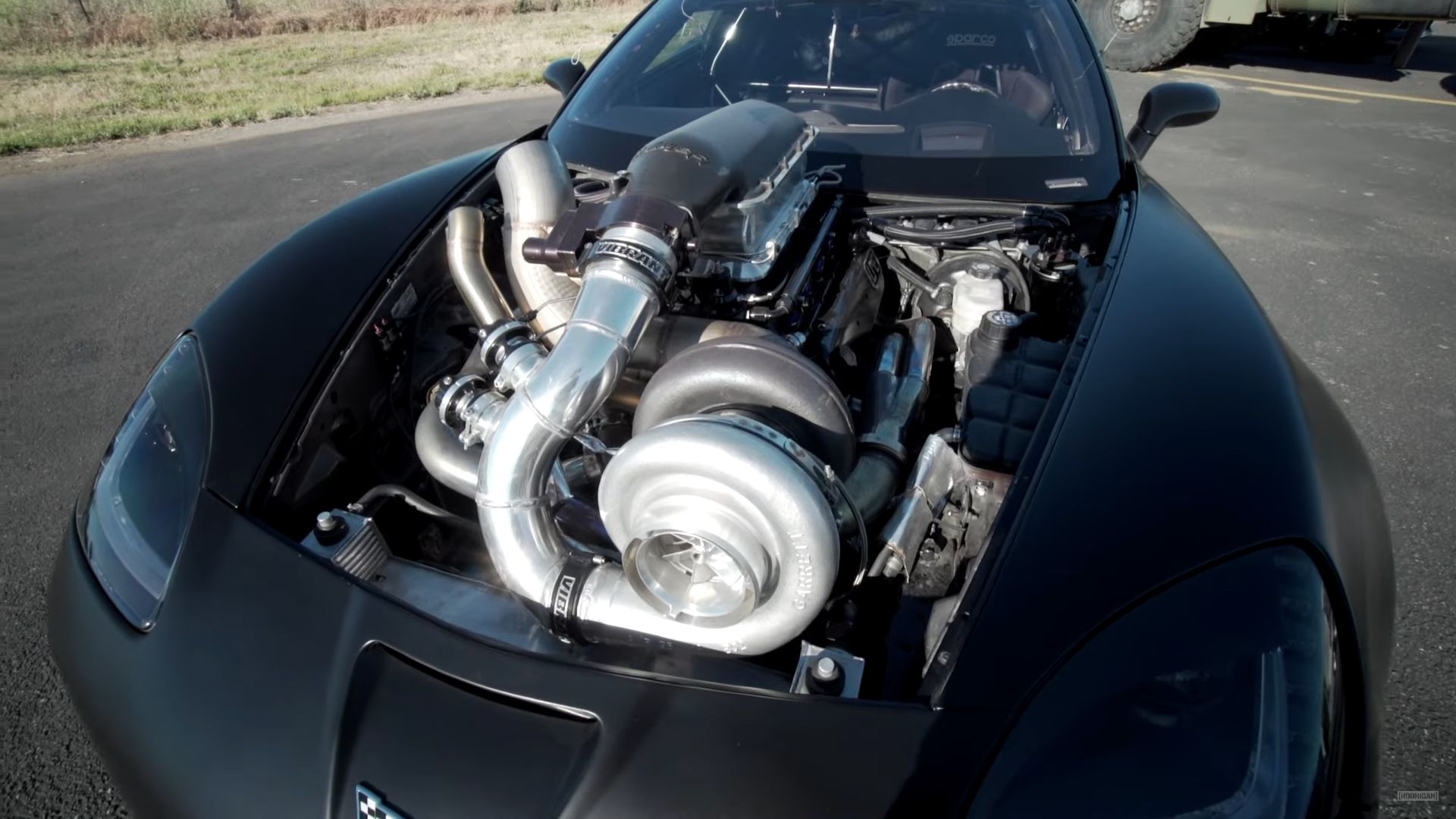 Can a Big Turbo Corvette Take On a Highly Modified GT-R?