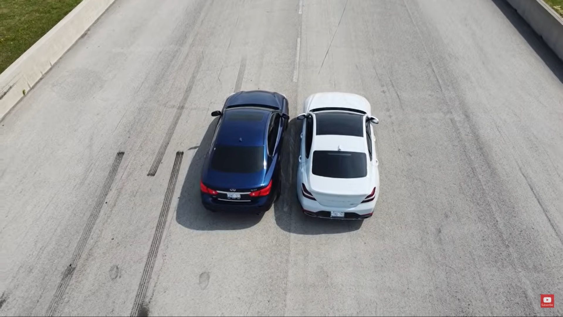 Genesis G70 3.3T vs Infiniti Q50 RedSport - The Drag Race You Never ...