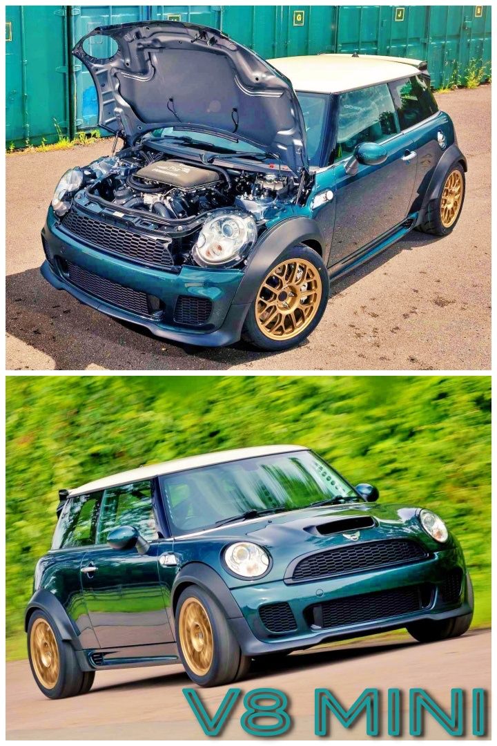 This V-8 Mini Cooper is the Ultimate Pocket Rocket