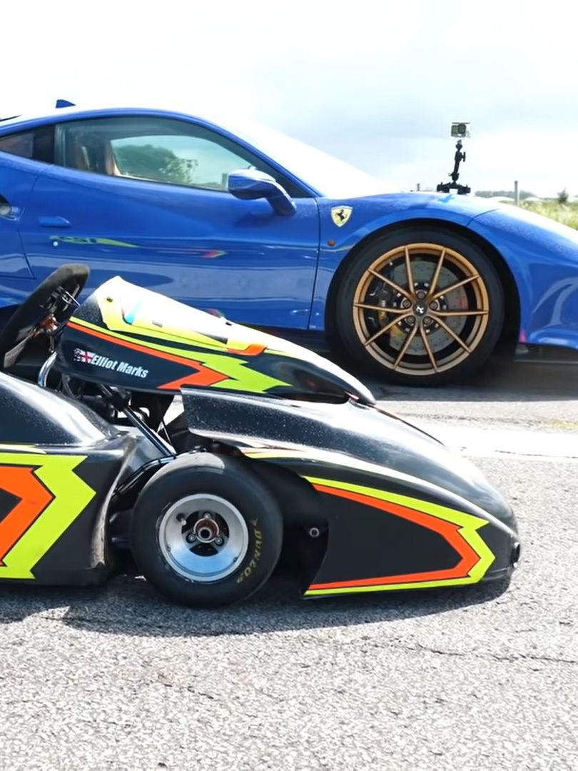This 85-Horsepower Superkart Almost Put A 710-Horsepower Ferrari 488 ...