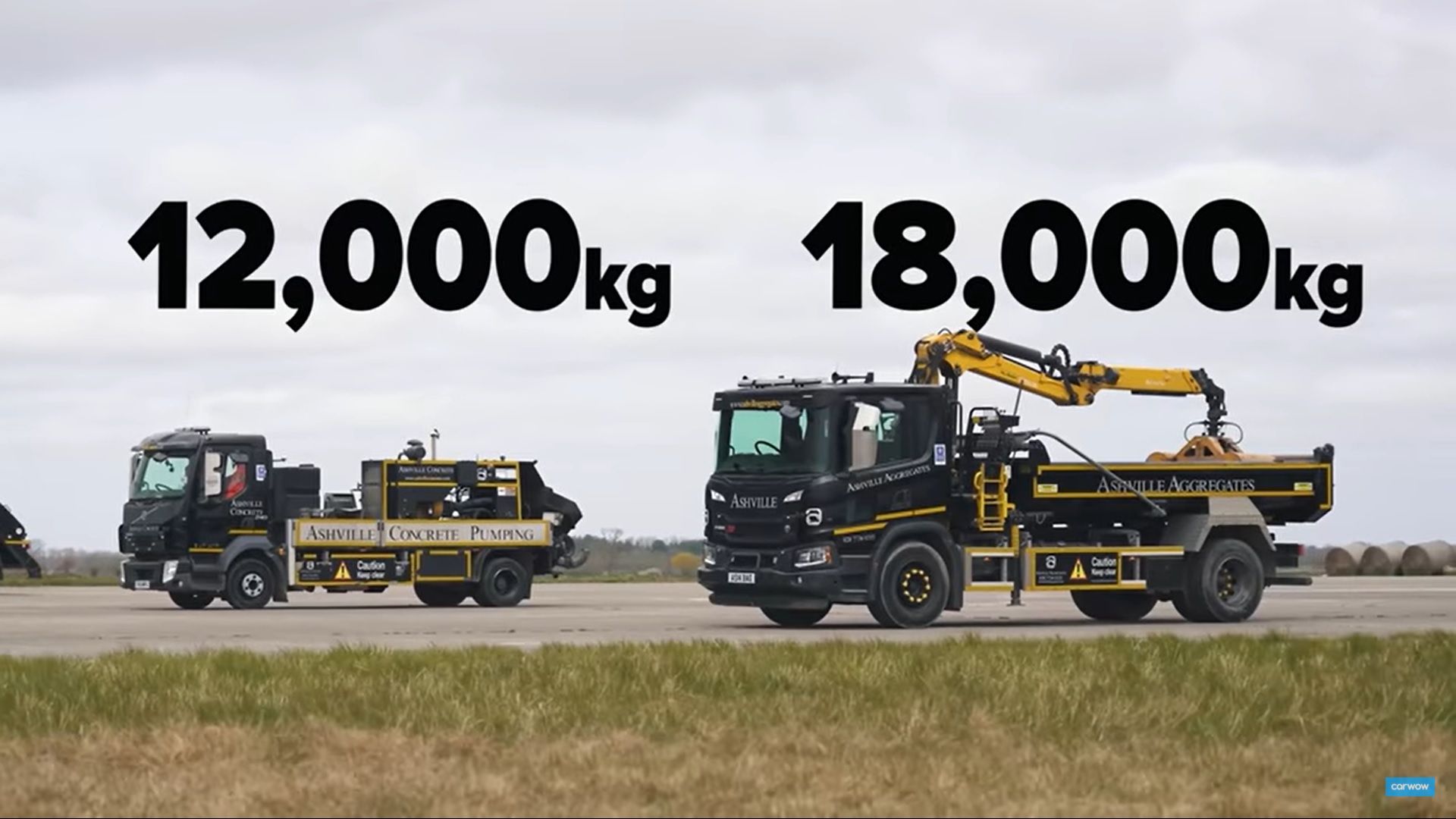 Watch A Scania Skip Truck and A Scania Grab Truck Gang Up On A Volvo ...