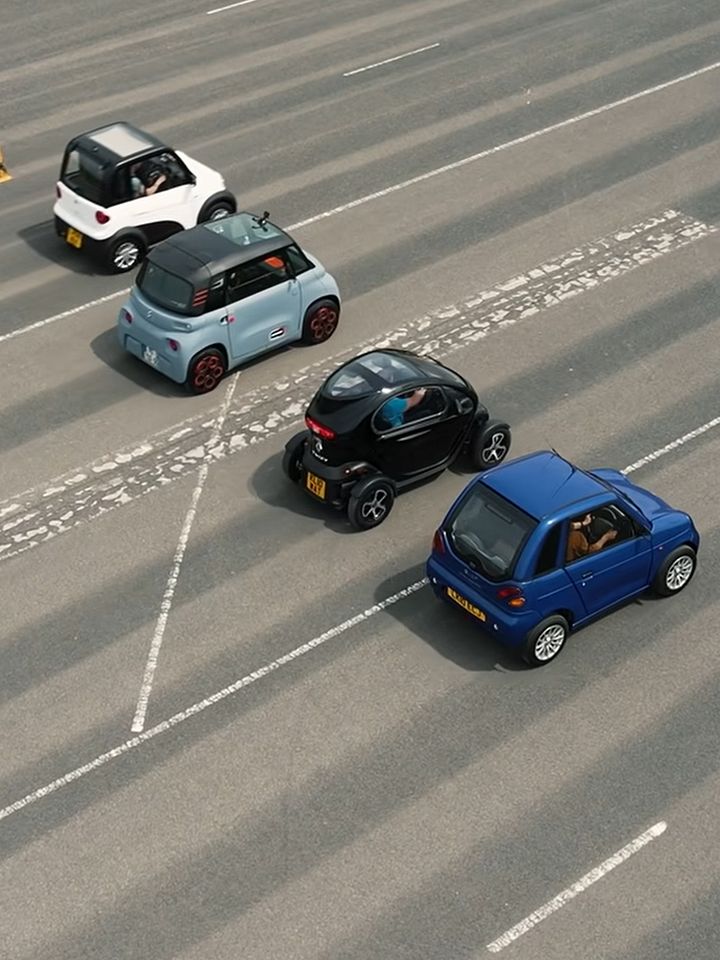 Watch Four Micro EVs Drag Race For What Seems an Eternity