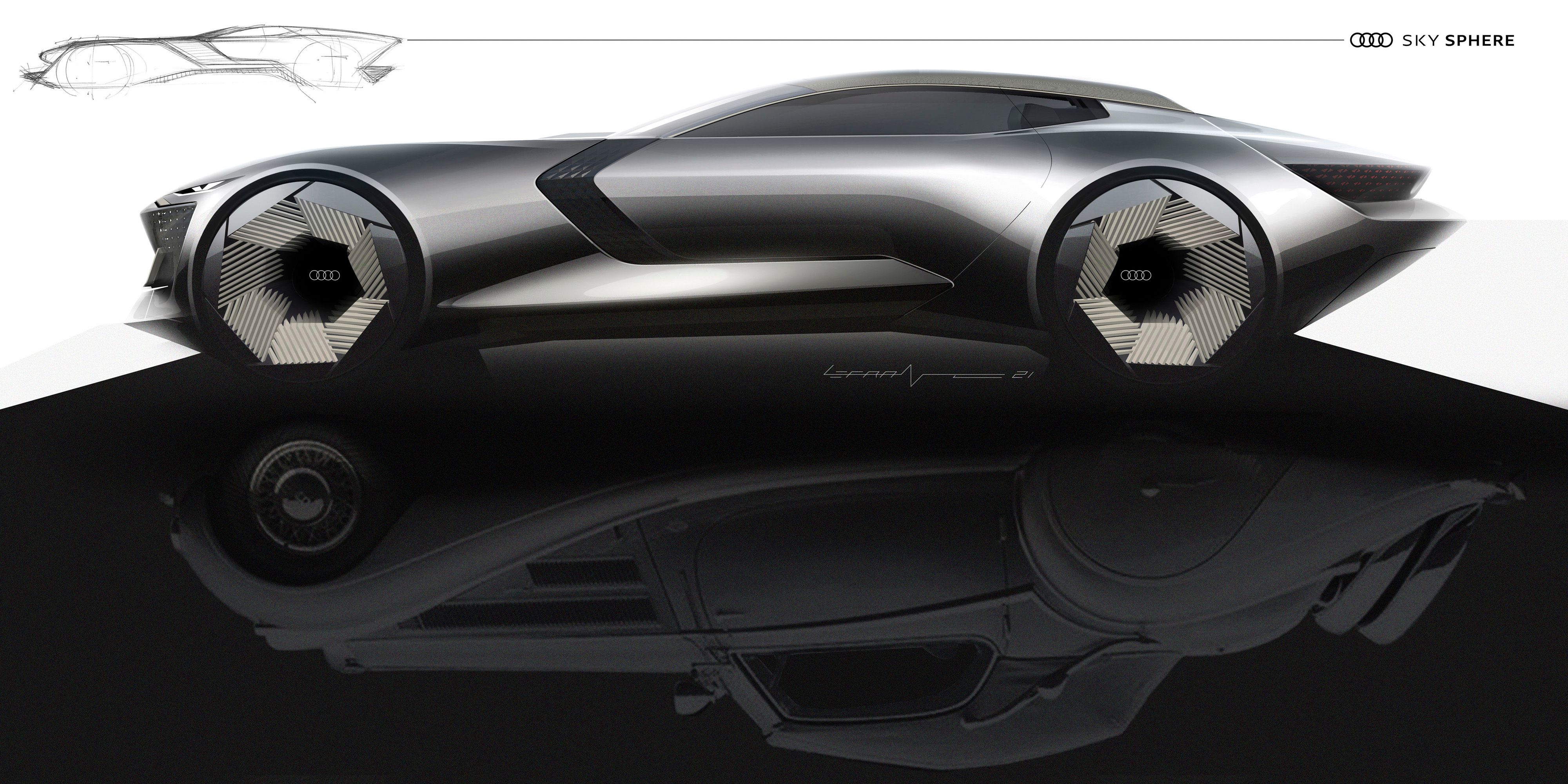 2021 Audi Skysphere Concept - A Transformer That Can Change Shape On ...