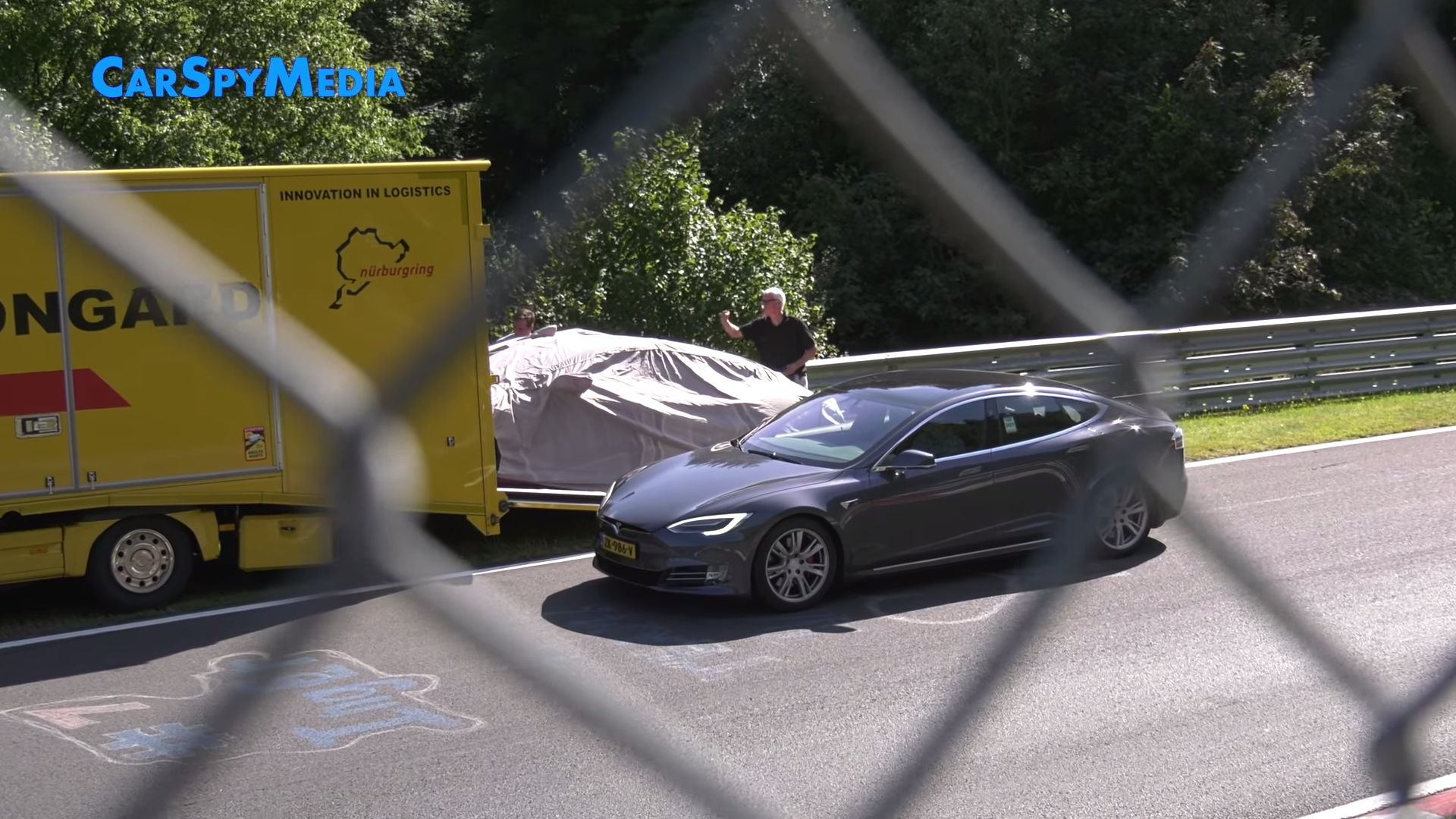 Check Out This Strange Tesla Model S Plaid on the Nürburgring
