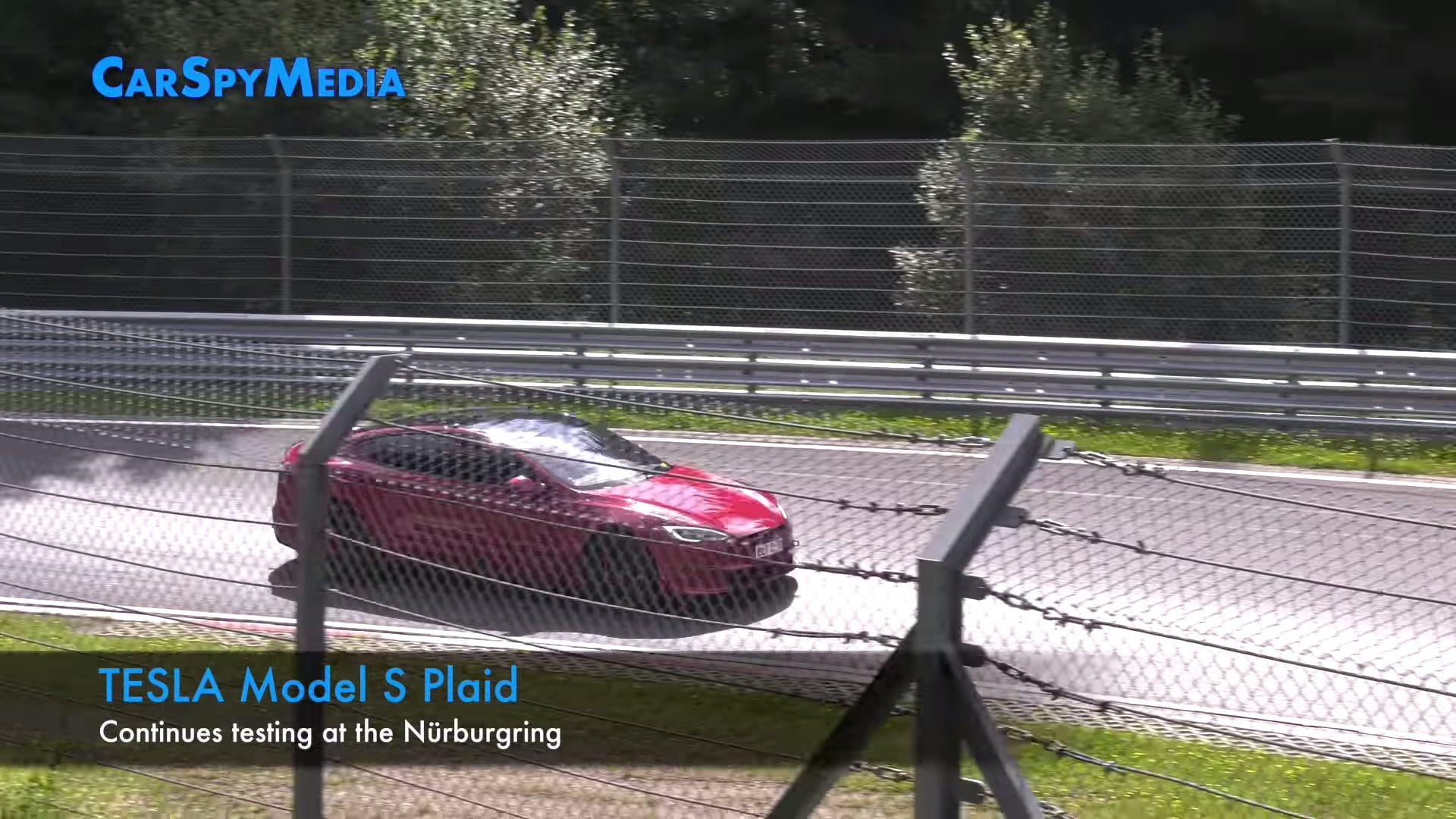Check Out This Strange Tesla Model S Plaid on the Nürburgring