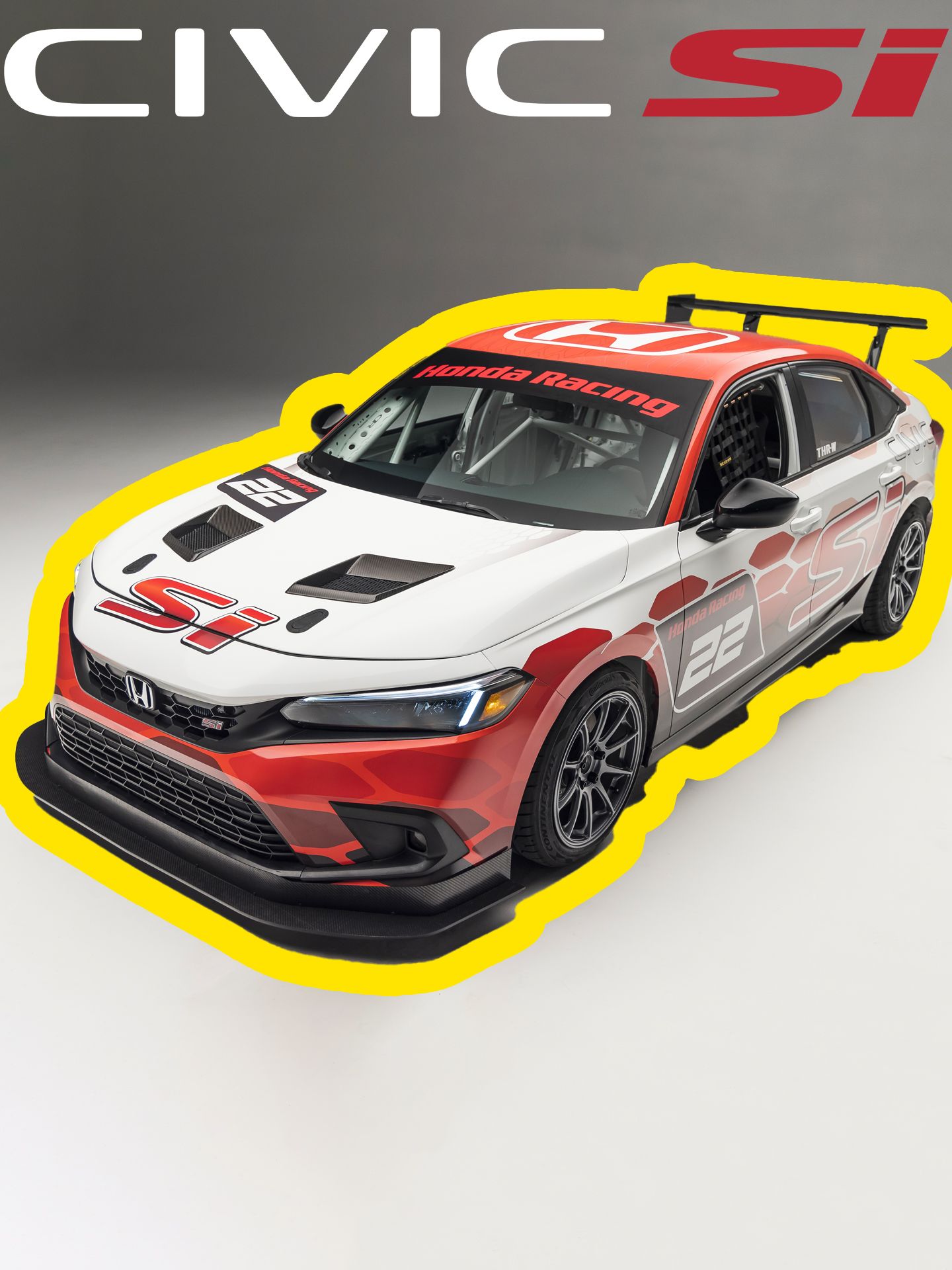 2021 Honda Civic Si Race Car by Team Honda Research West