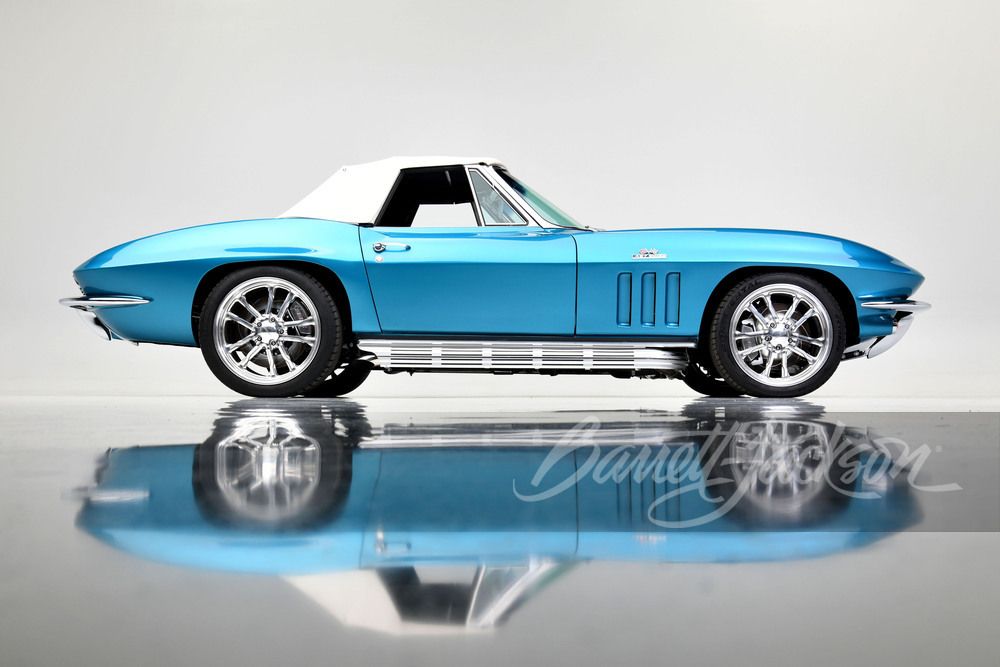 Custom 1966 Corvette Convertible Sells for $250k at Barrett Jackson