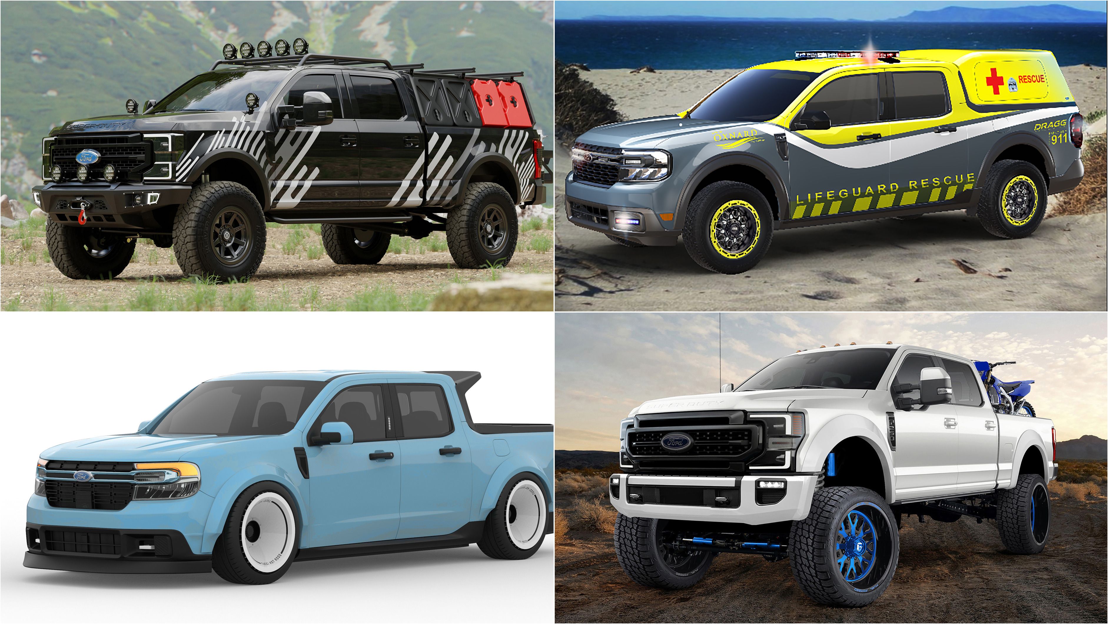 Ford’s 2021 SEMA Truck Concepts Are Loaded With Awnings, Tents, Pullout ...