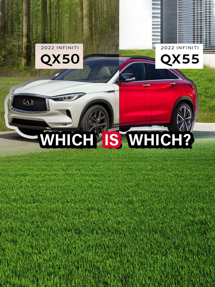 2022 Infiniti QX55 vs 2022 Infiniti QX50