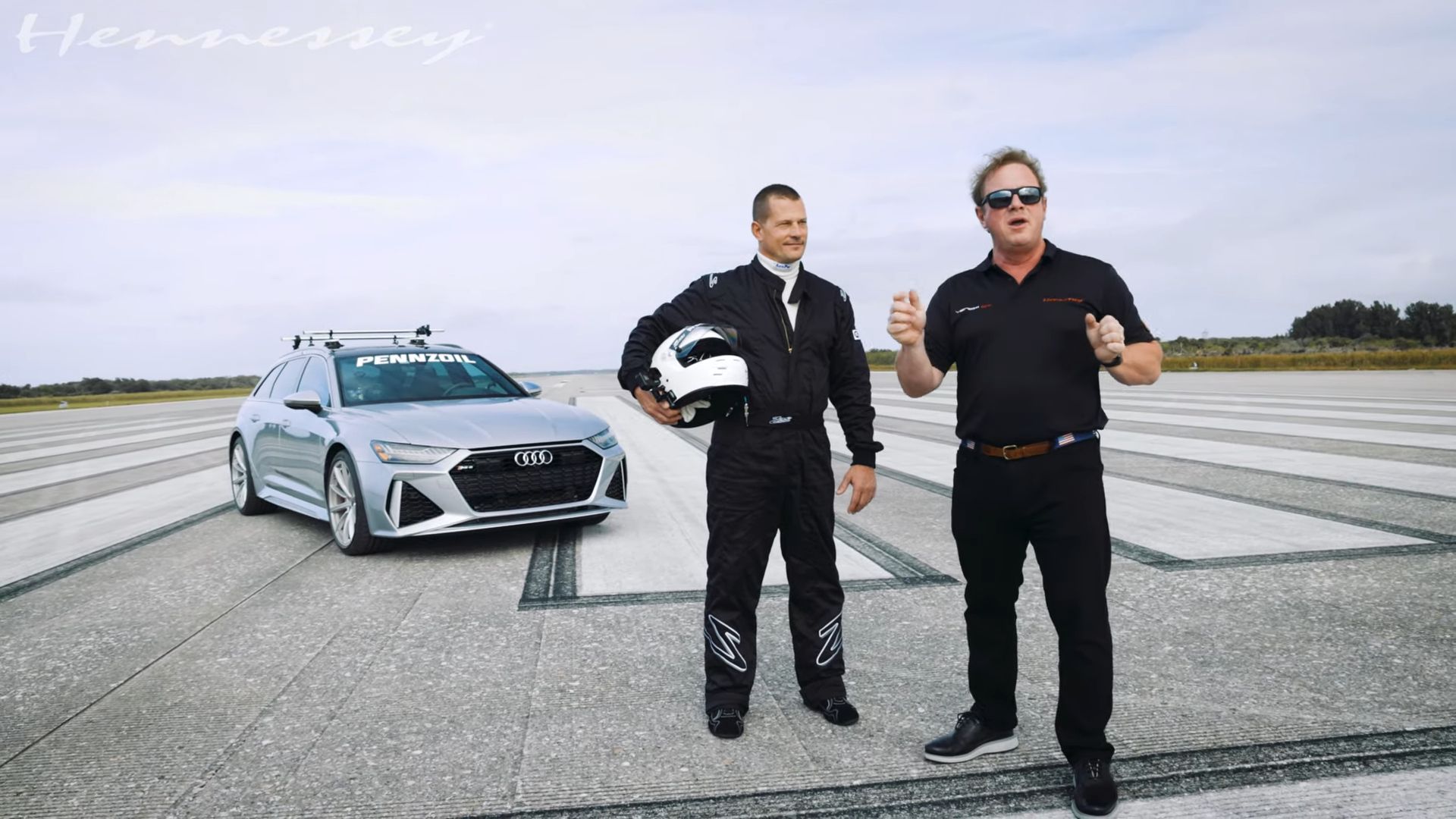 This Audi RS6 Sleigh Takes A Christmas Tree For A Ride!