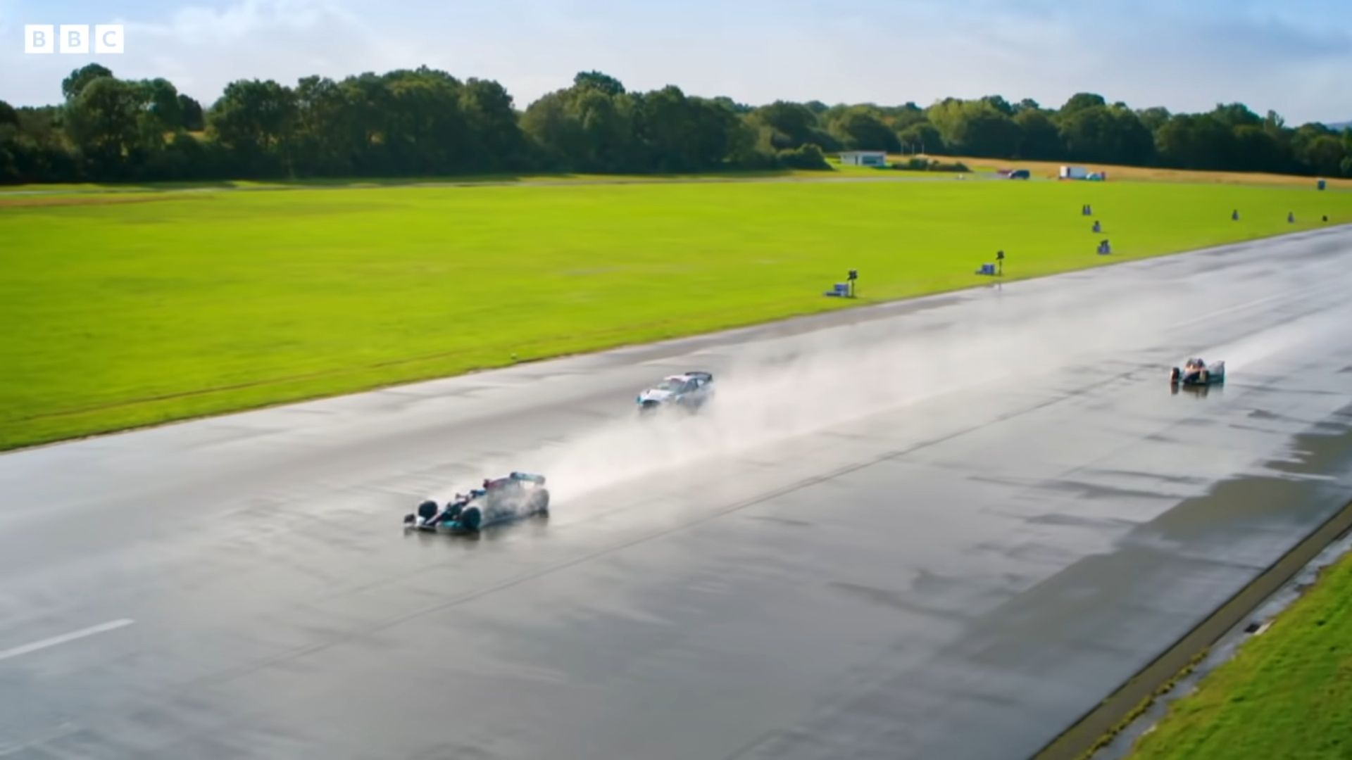 Top Gear Special: Formula E vs WRC vs Formula One Car... Drag Race In ...