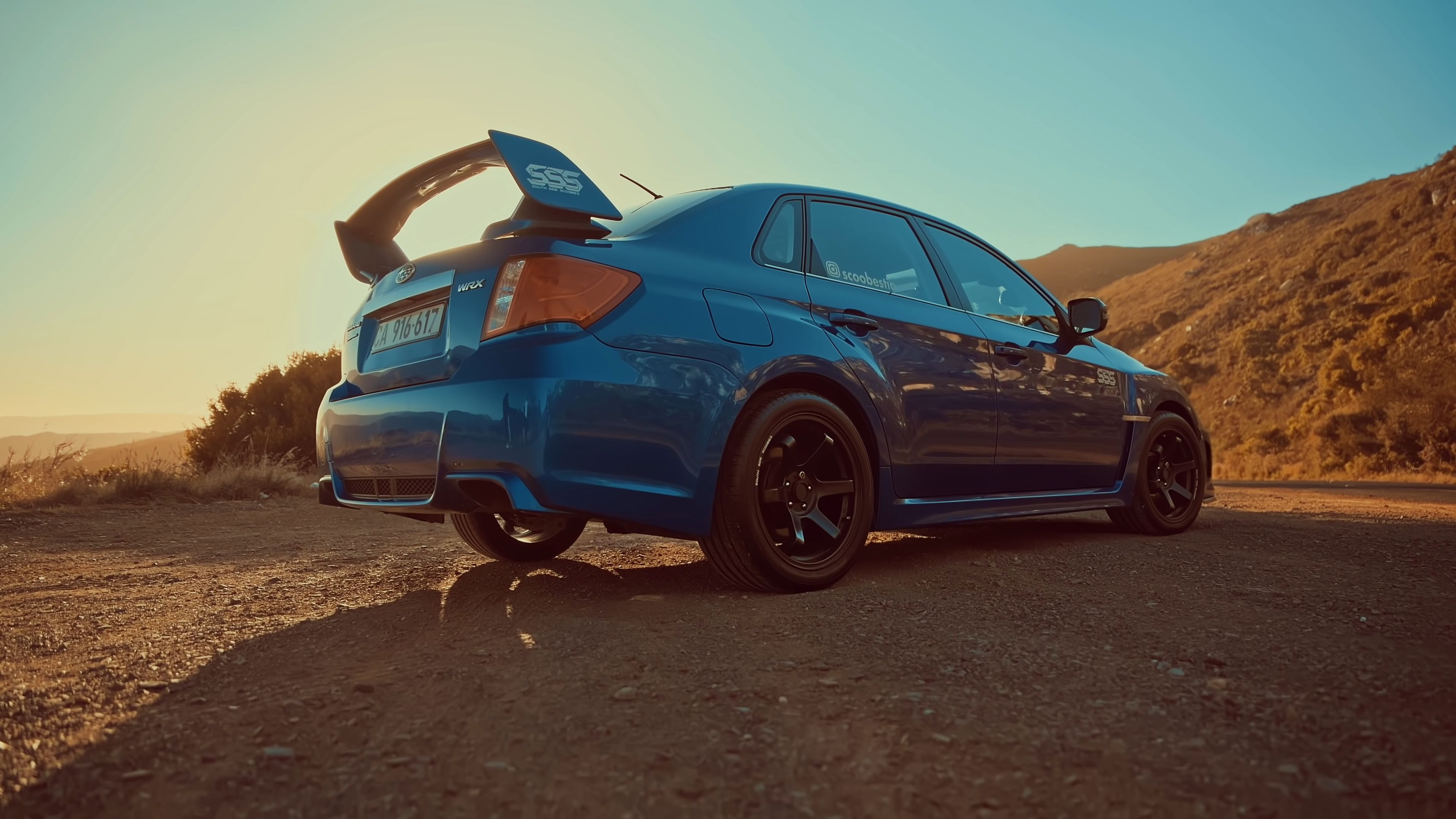 This V-8-Swapped Twin-Turbo Subaru STI Is One Of a Kind