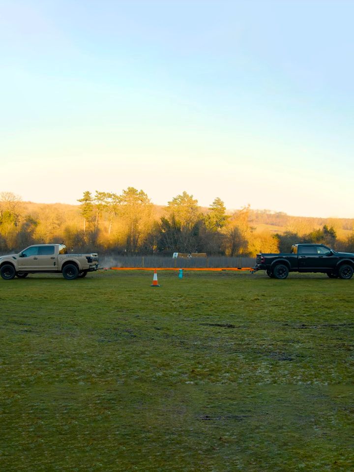 Chevy Pulling Ford Out Of Mud
