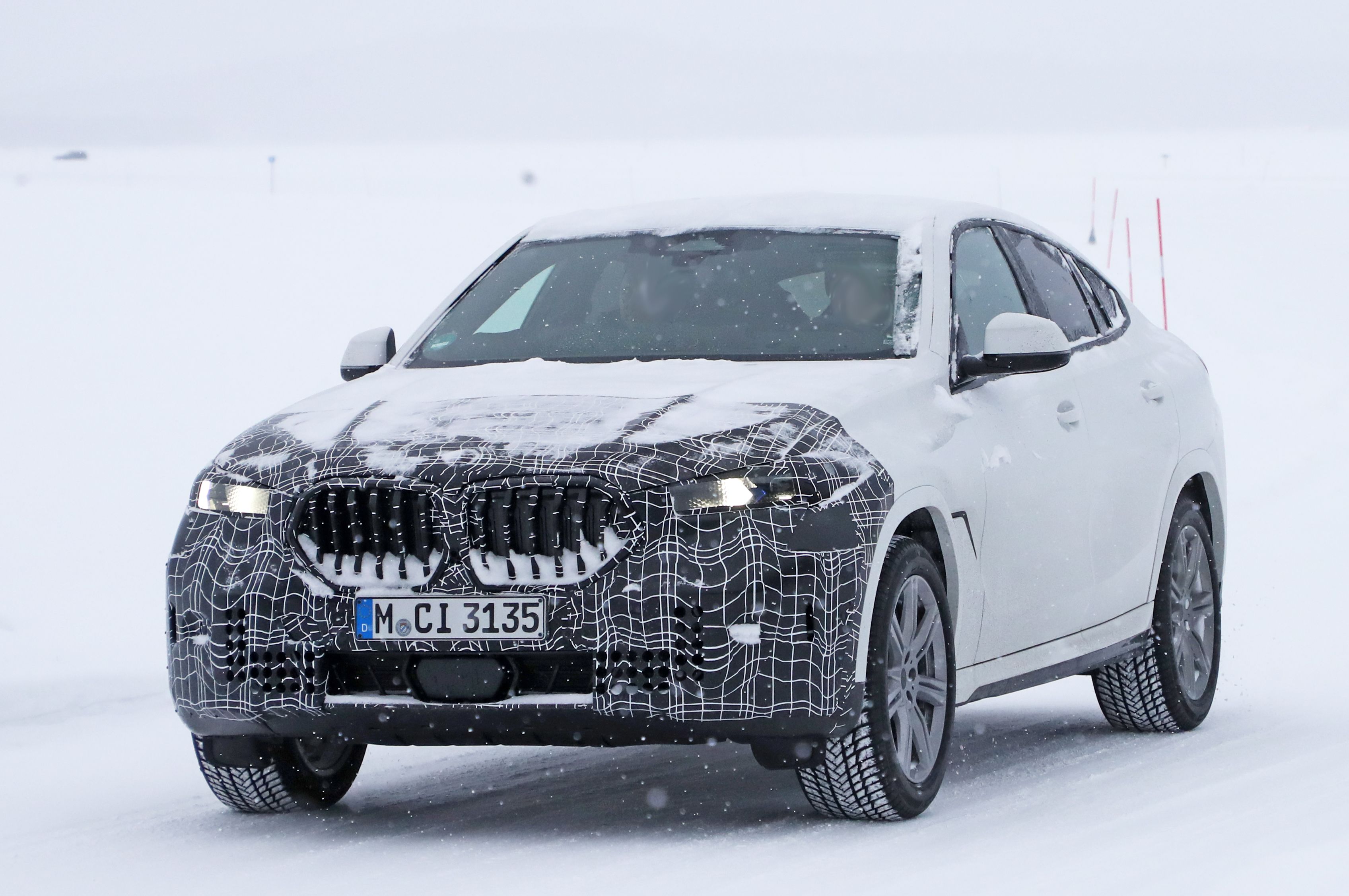 The 2024 BMW X6 Facelift Begins Winter Testing Too