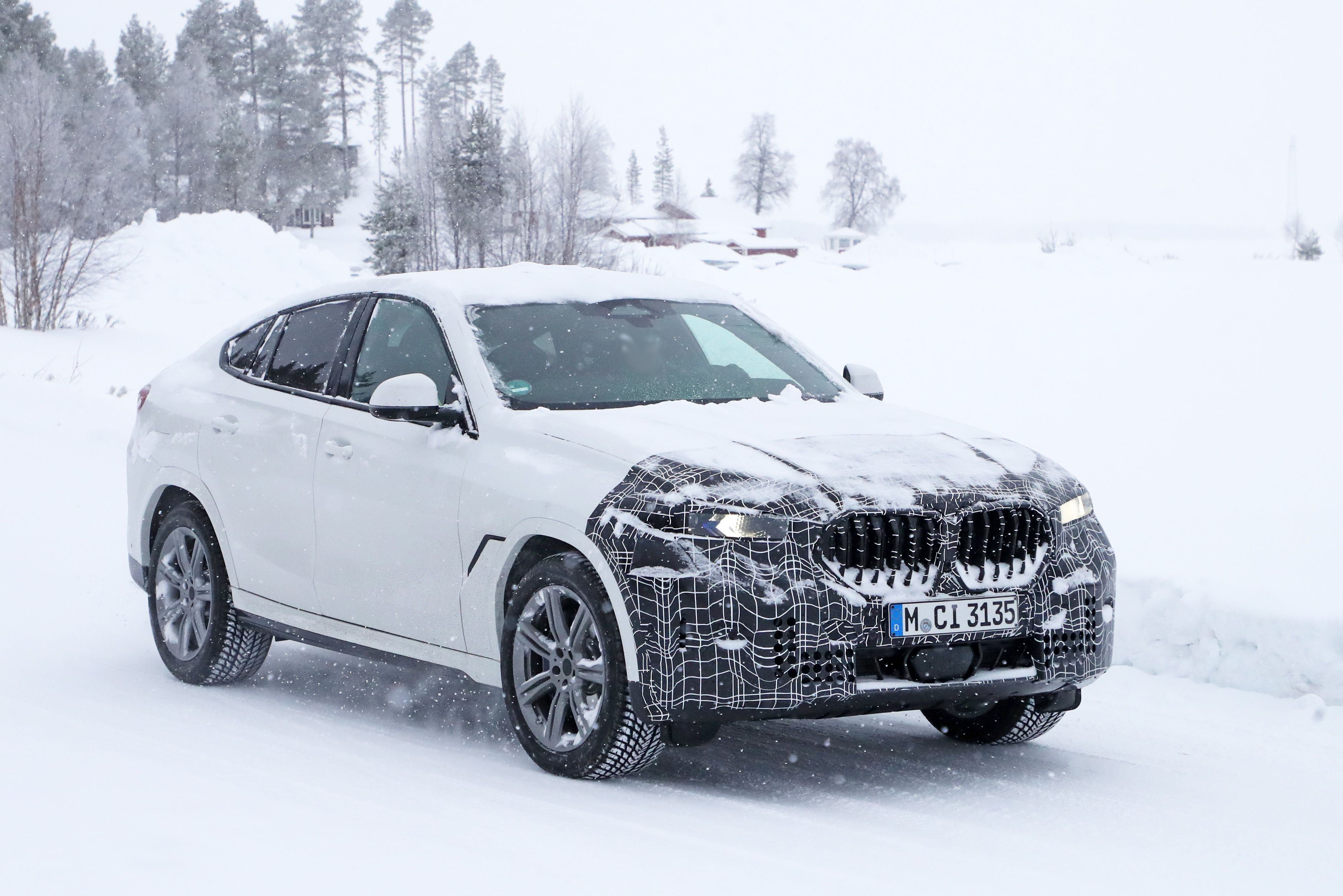 The 2024 BMW X6 Facelift Begins Winter Testing Too