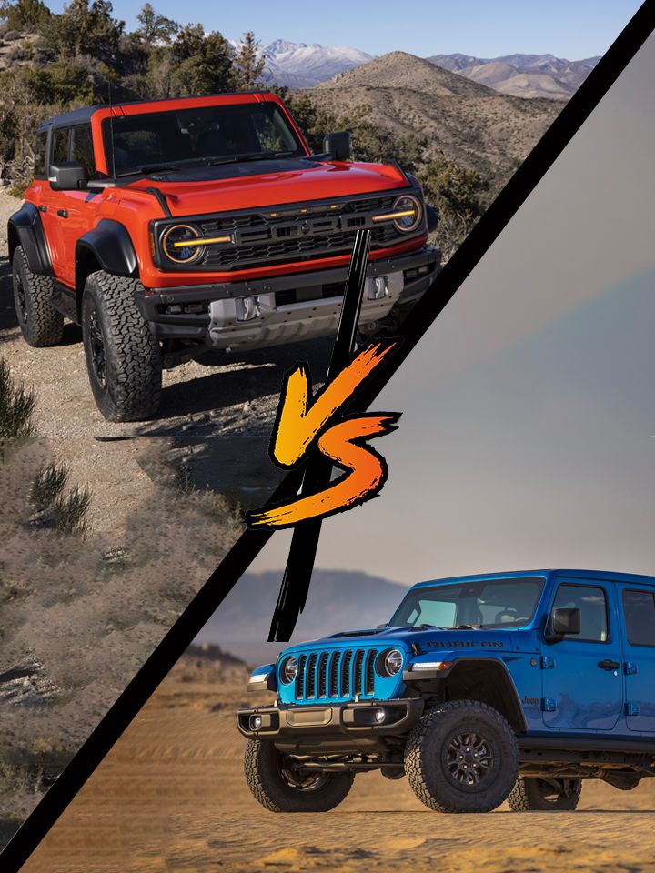 Ford Bronco Raptor vs Jeep Wrangler Rubicon 392