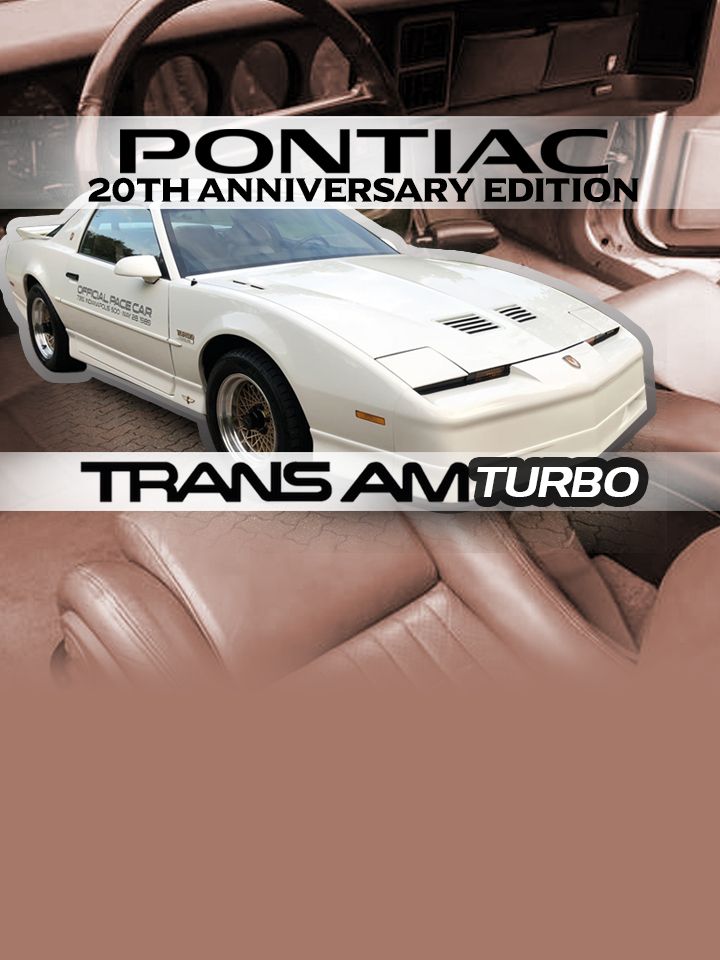 Pontiac Trans Am Turbo 20th Anniversary Edition Packs Buick GNX Power