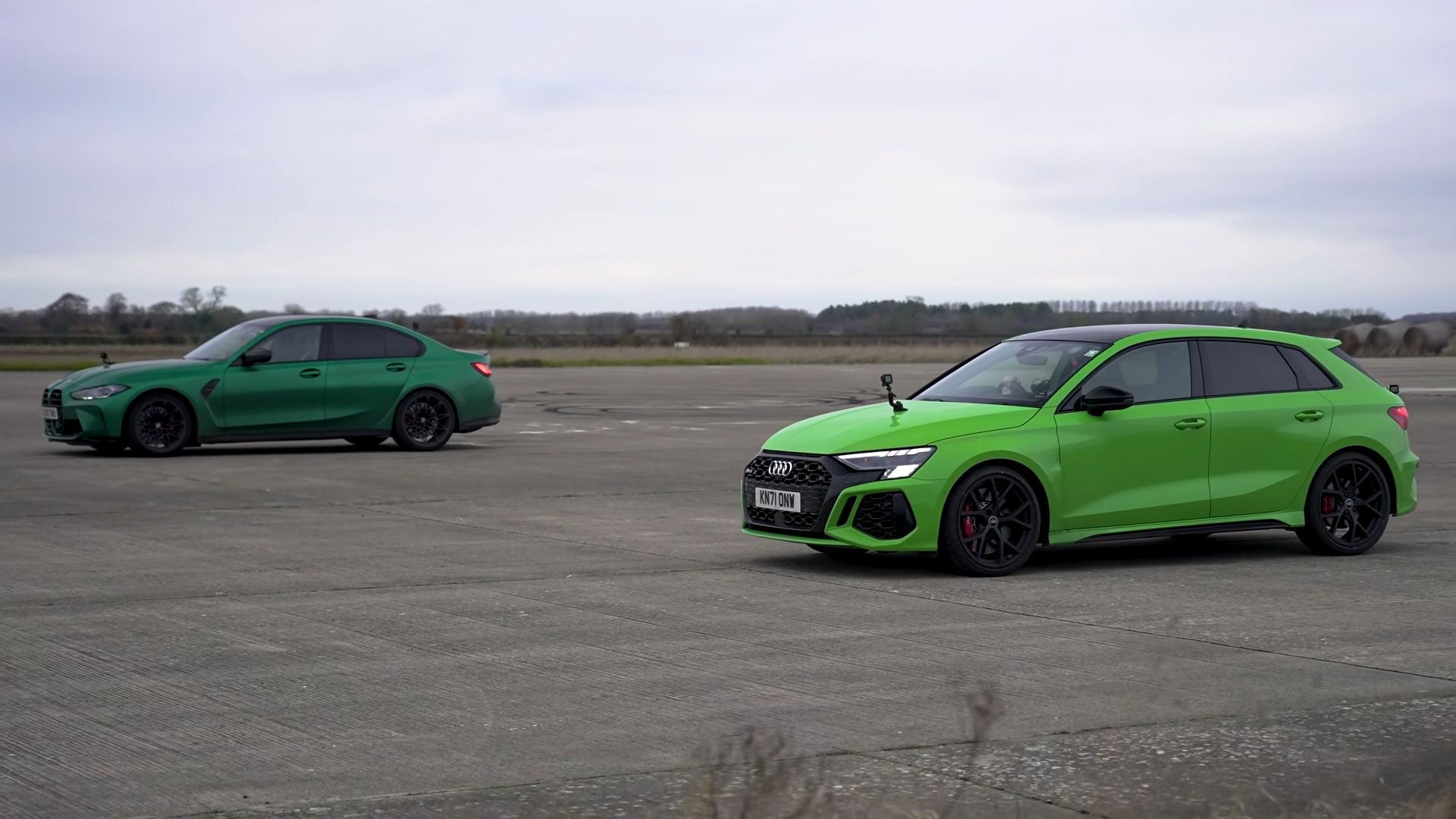 Audi RS3 vs BMW M3 Competition – This Drag Race Had No Business Being ...