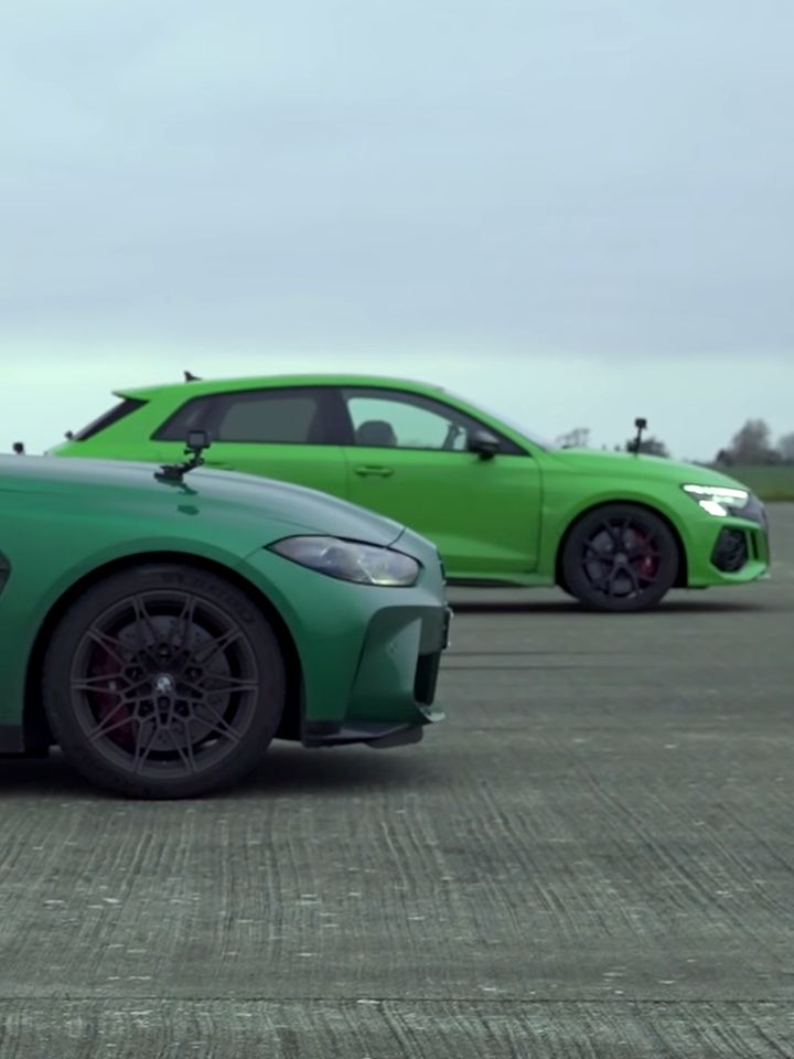 Audi RS3 vs BMW M3 Competition – This Drag Race Had No Business Being ...