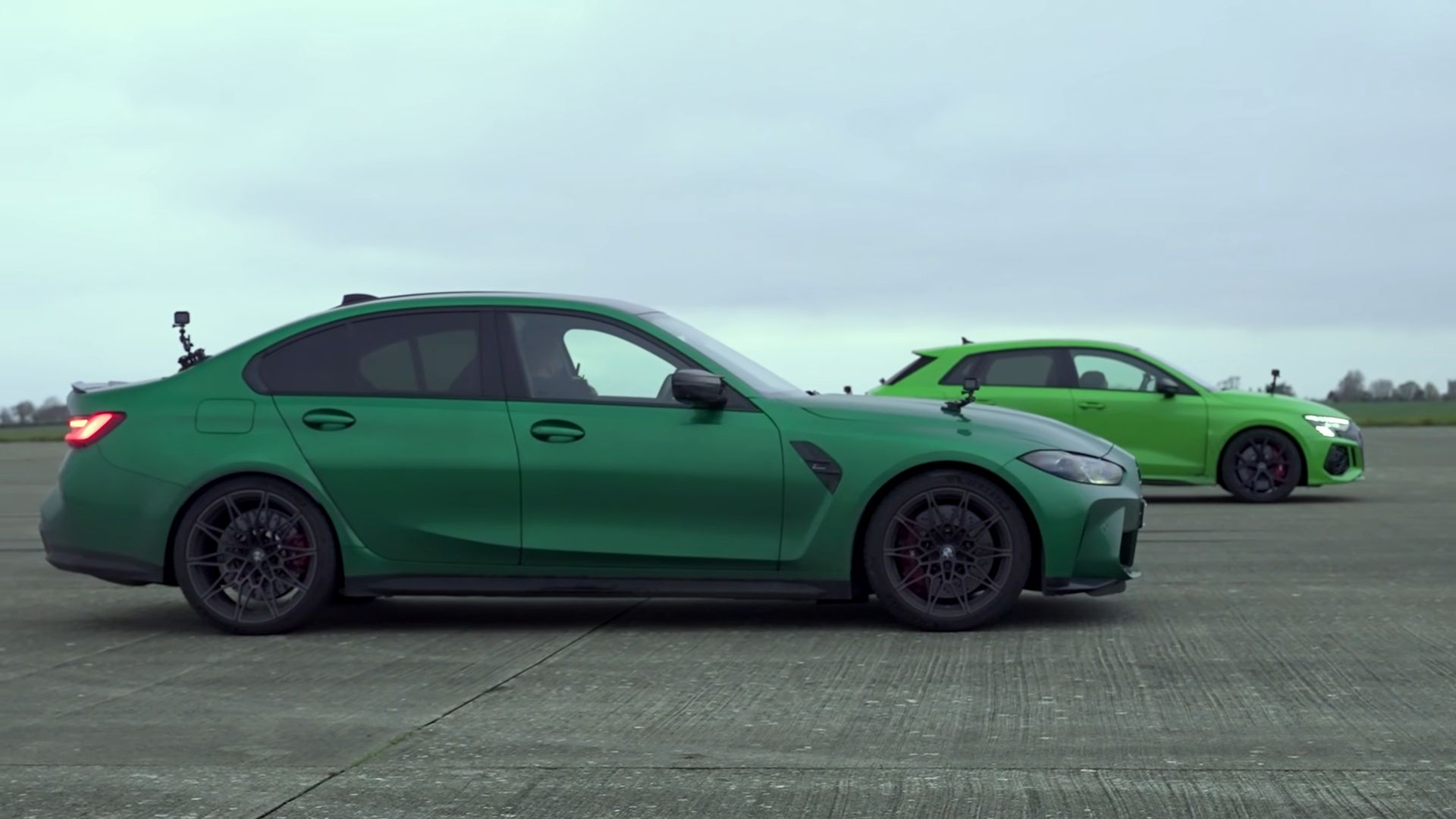 Audi RS3 vs BMW M3 Competition – This Drag Race Had No Business Being ...