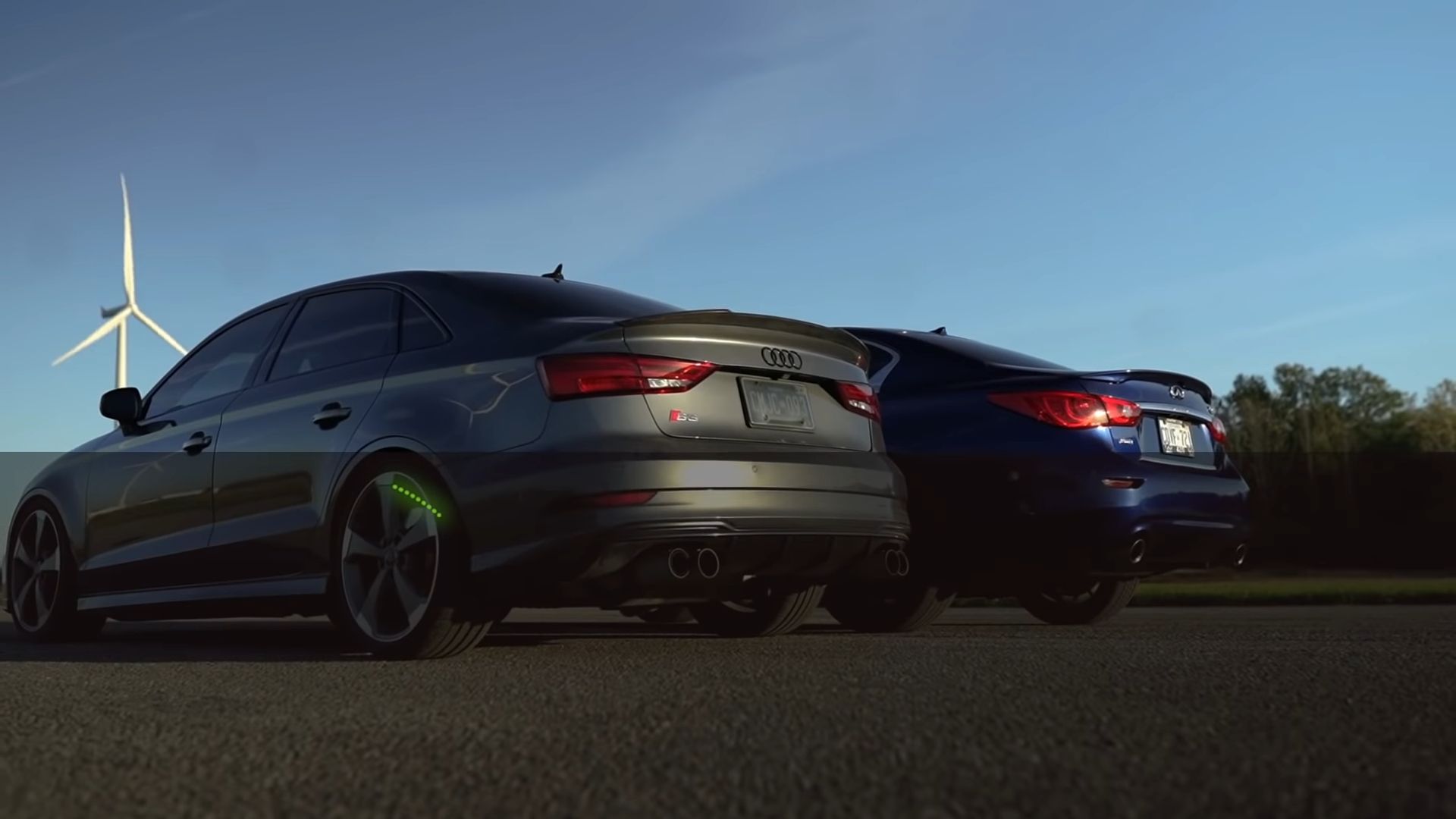 Drag Race: Audi S3 Vs Infiniti Q50 Red Sport