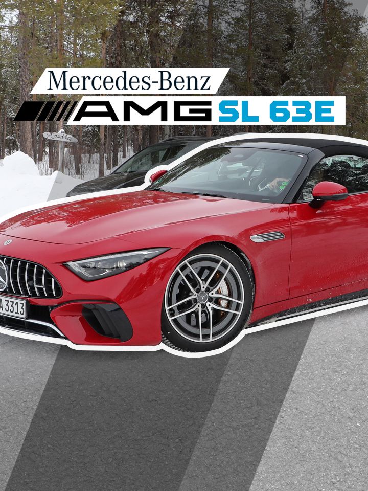 The 2023 Mercedes-AMG SL 63e Steps Out In The Cold