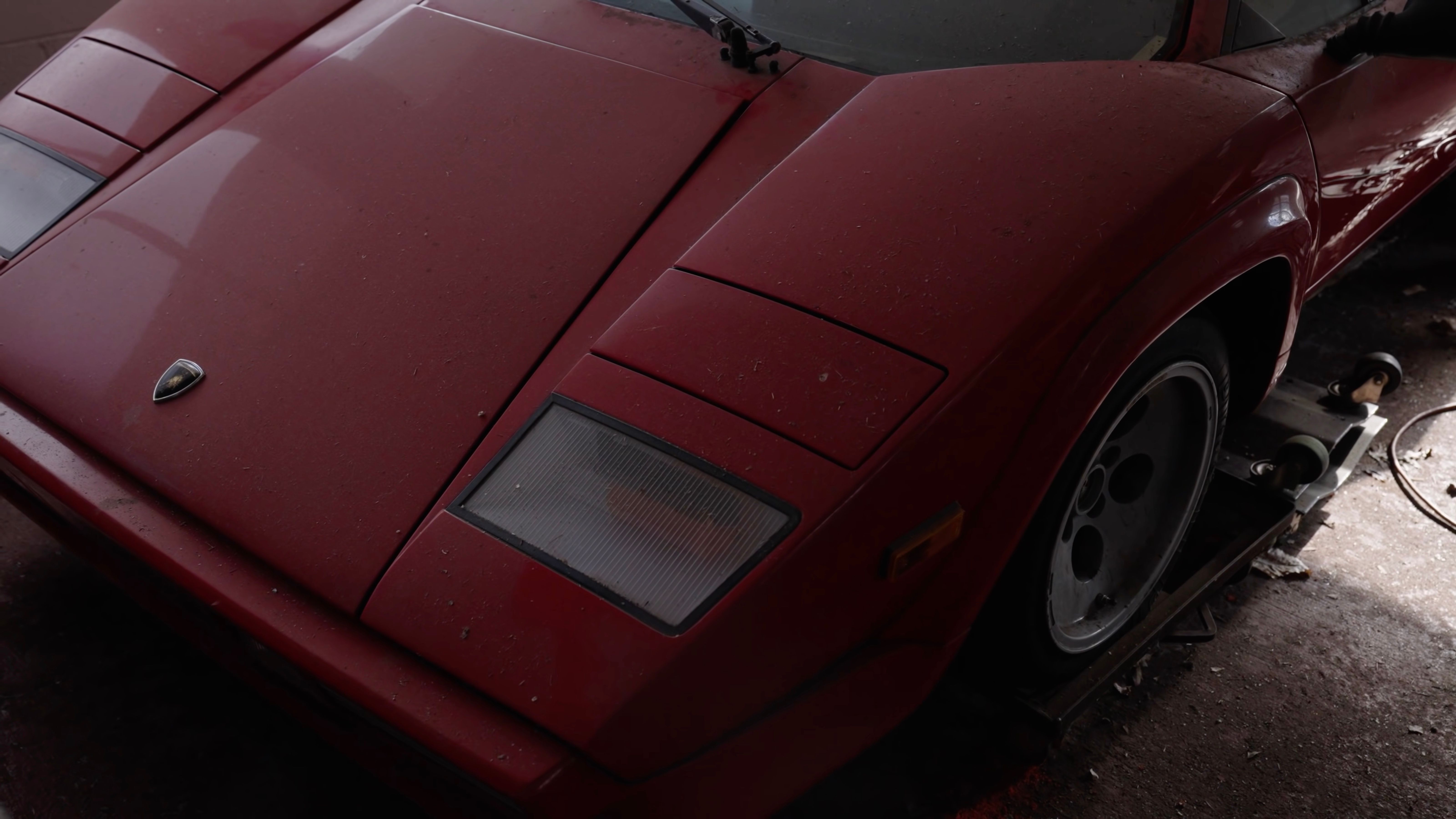 The Rare Lamborghini Countach 5000 S Hasn’t Seen the Sun in 20 Years