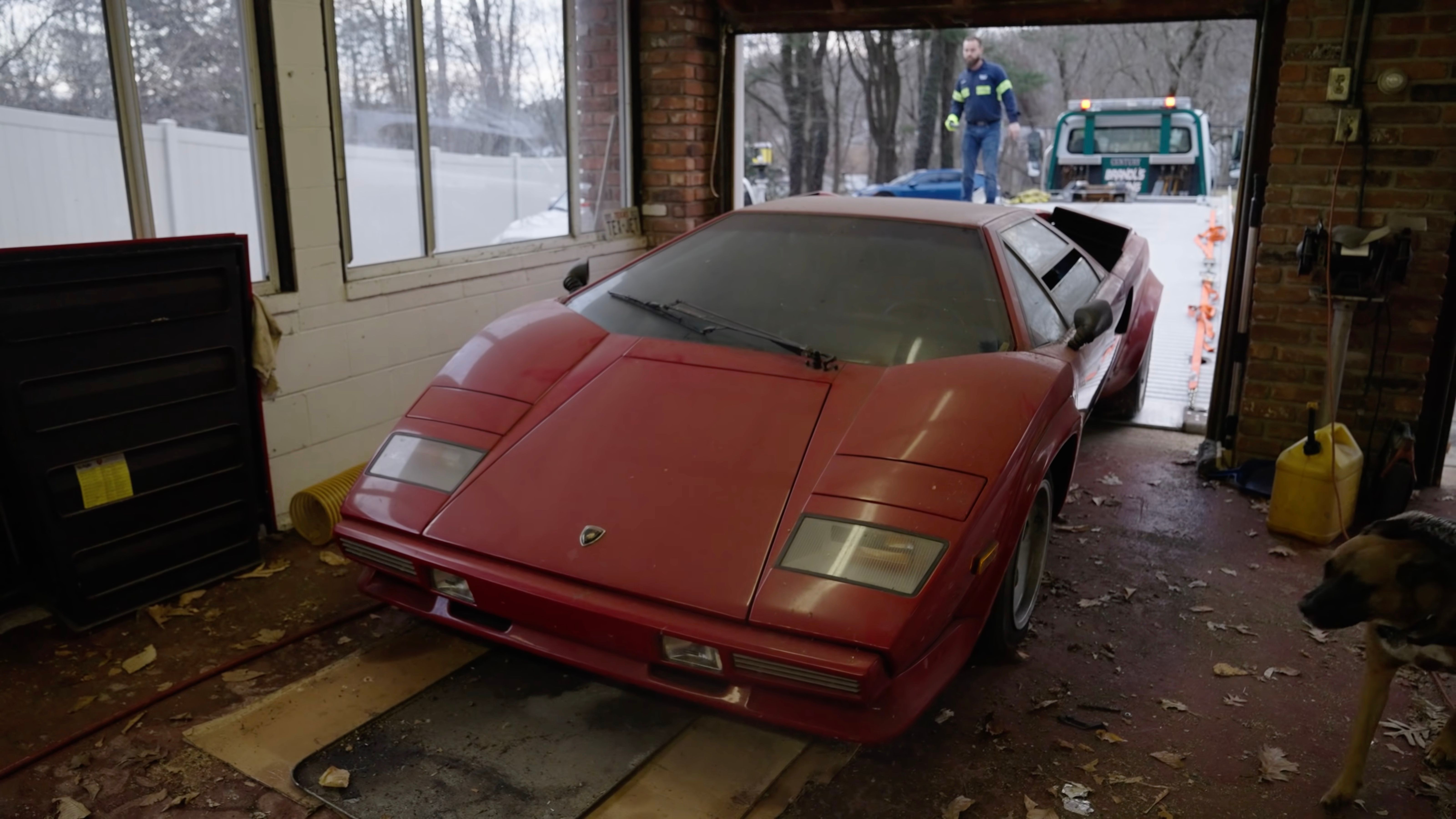 The Rare Lamborghini Countach 5000 S Hasn’t Seen the Sun in 20 Years