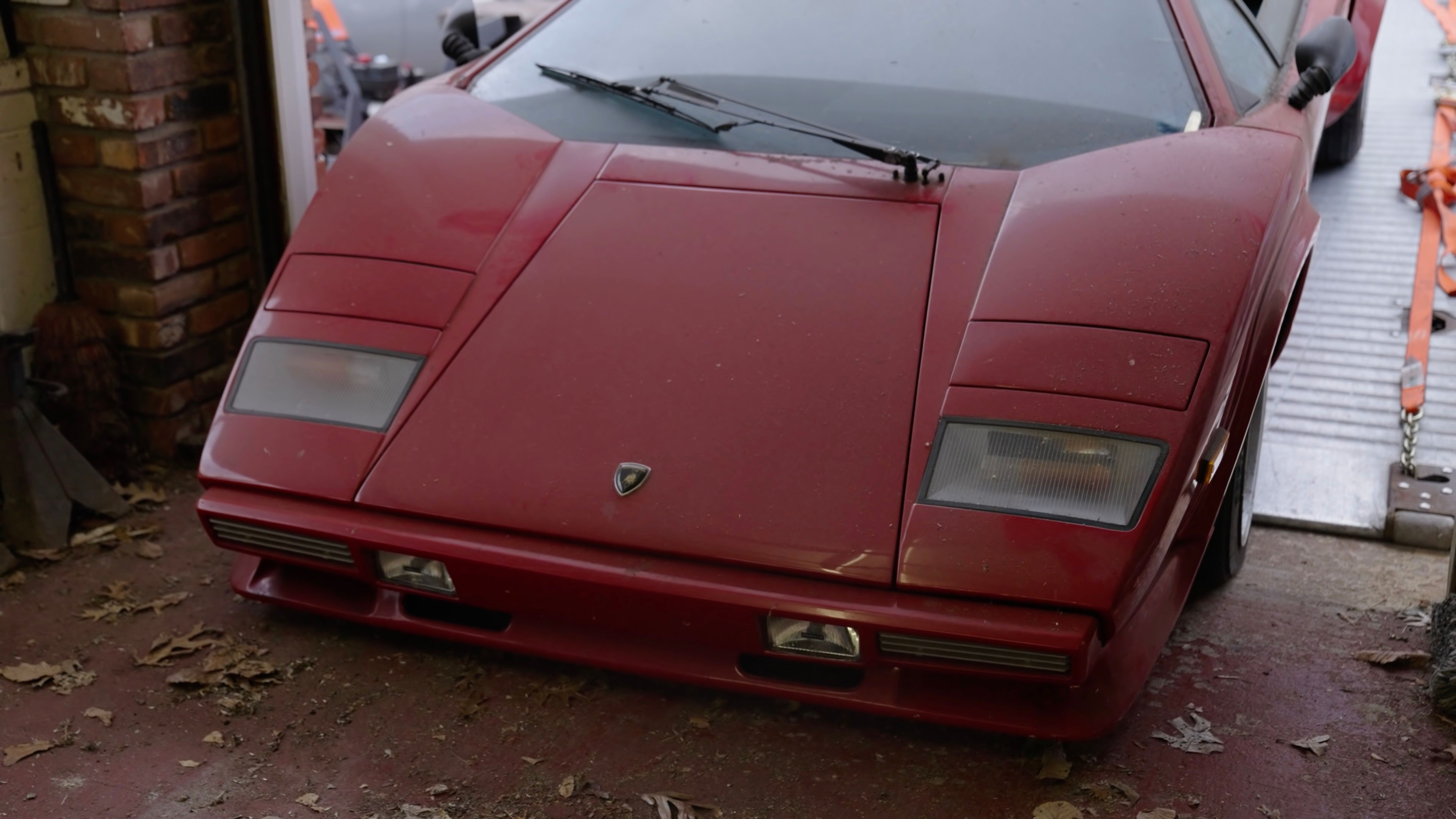 The Rare Lamborghini Countach 5000 S Hasn’t Seen the Sun in 20 Years