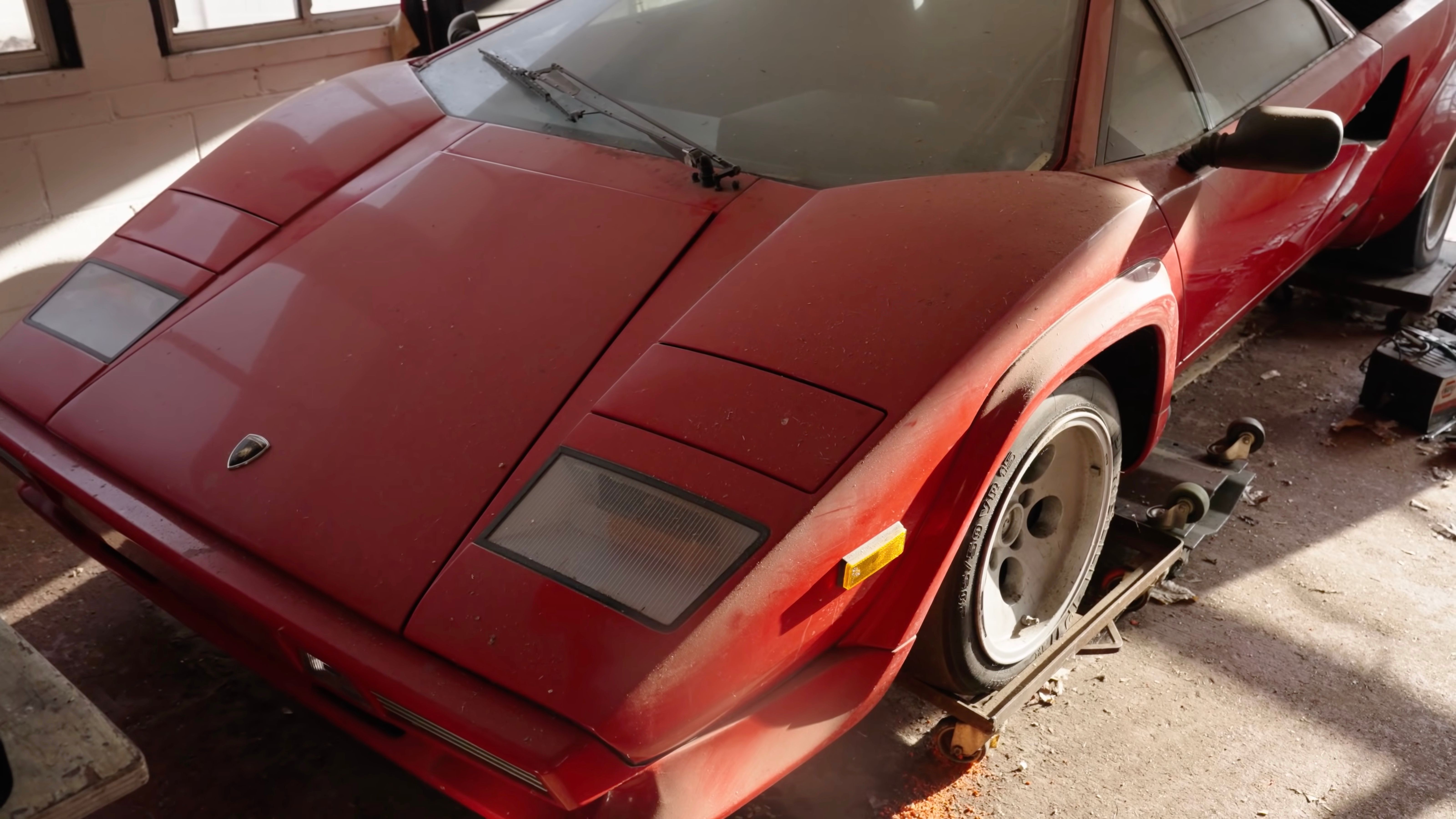 The Rare Lamborghini Countach 5000 S Hasn’t Seen the Sun in 20 Years