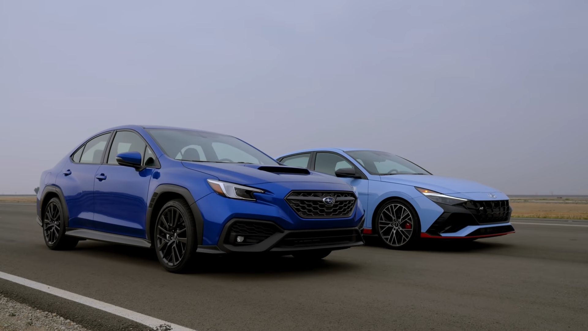 U-Drag Race: The Subaru WRX AWD Gets Spanked By A FWD Hyundai Elantra N!