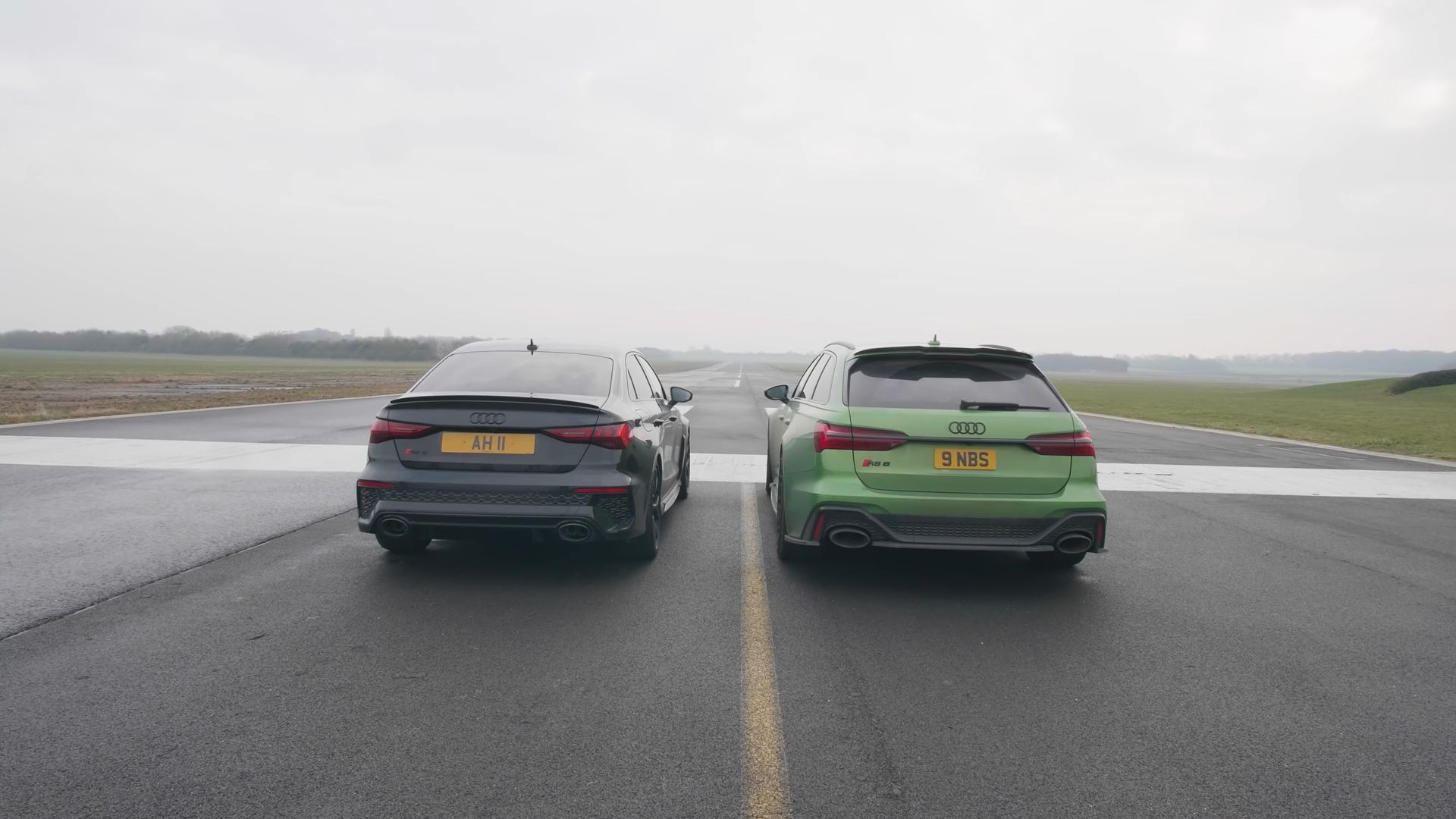 Watch The Audi RS3 Annihilate Its Big Brother, The RS6 Avant, On The ...