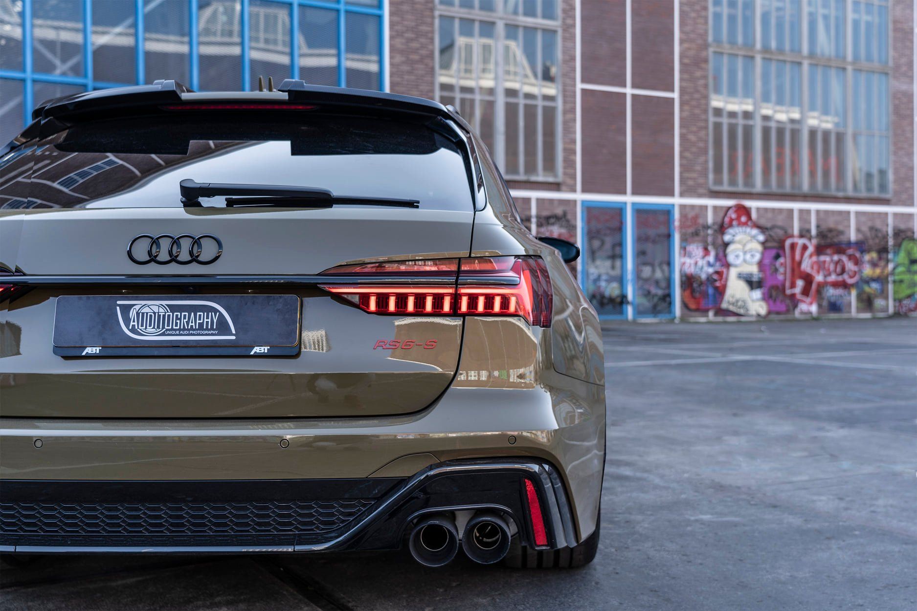 This Audi RS6 Avant Tactical Green by ABT Looks Like A Dream Came True