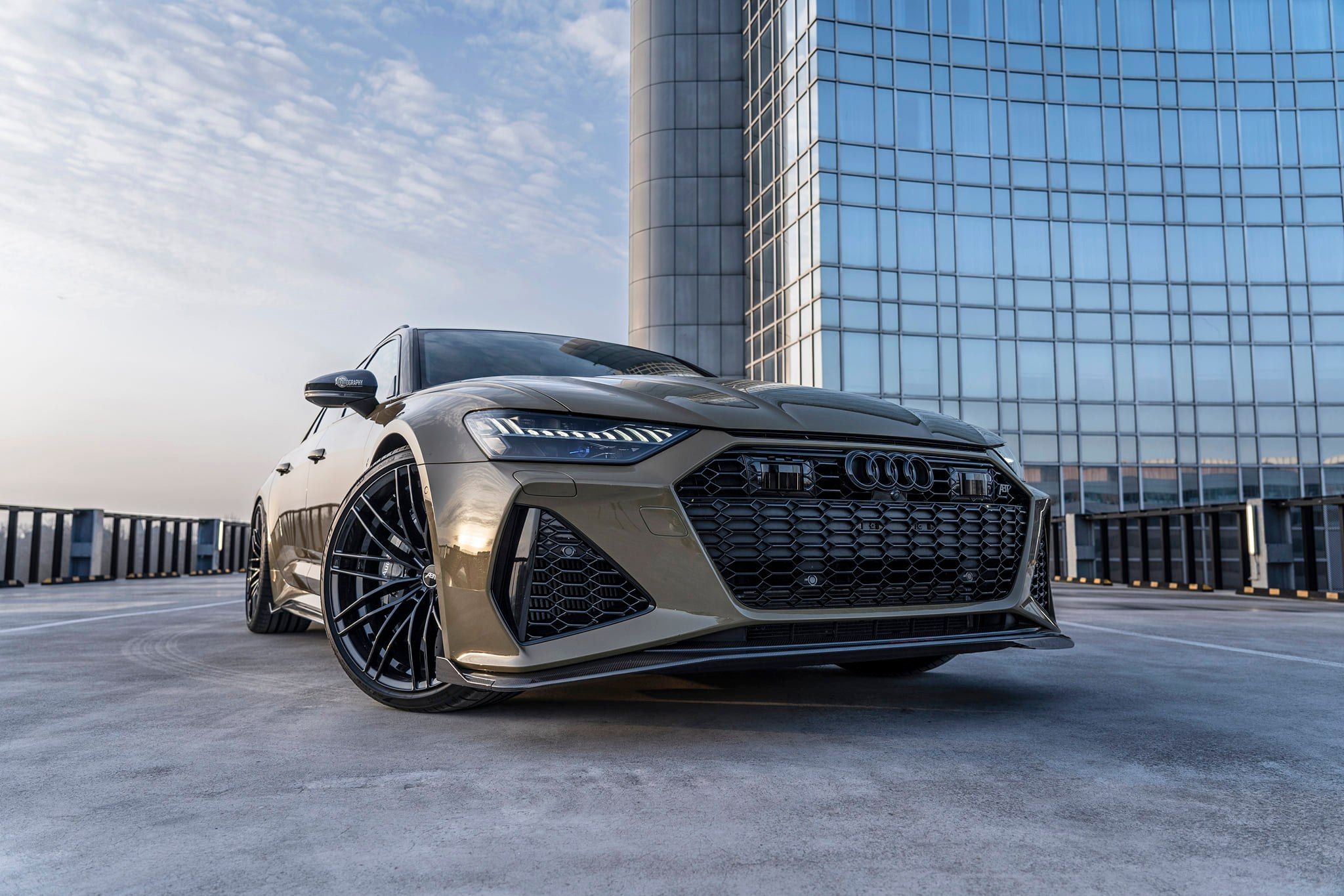 This Audi RS6 Avant Tactical Green by ABT Looks Like A Dream Came True