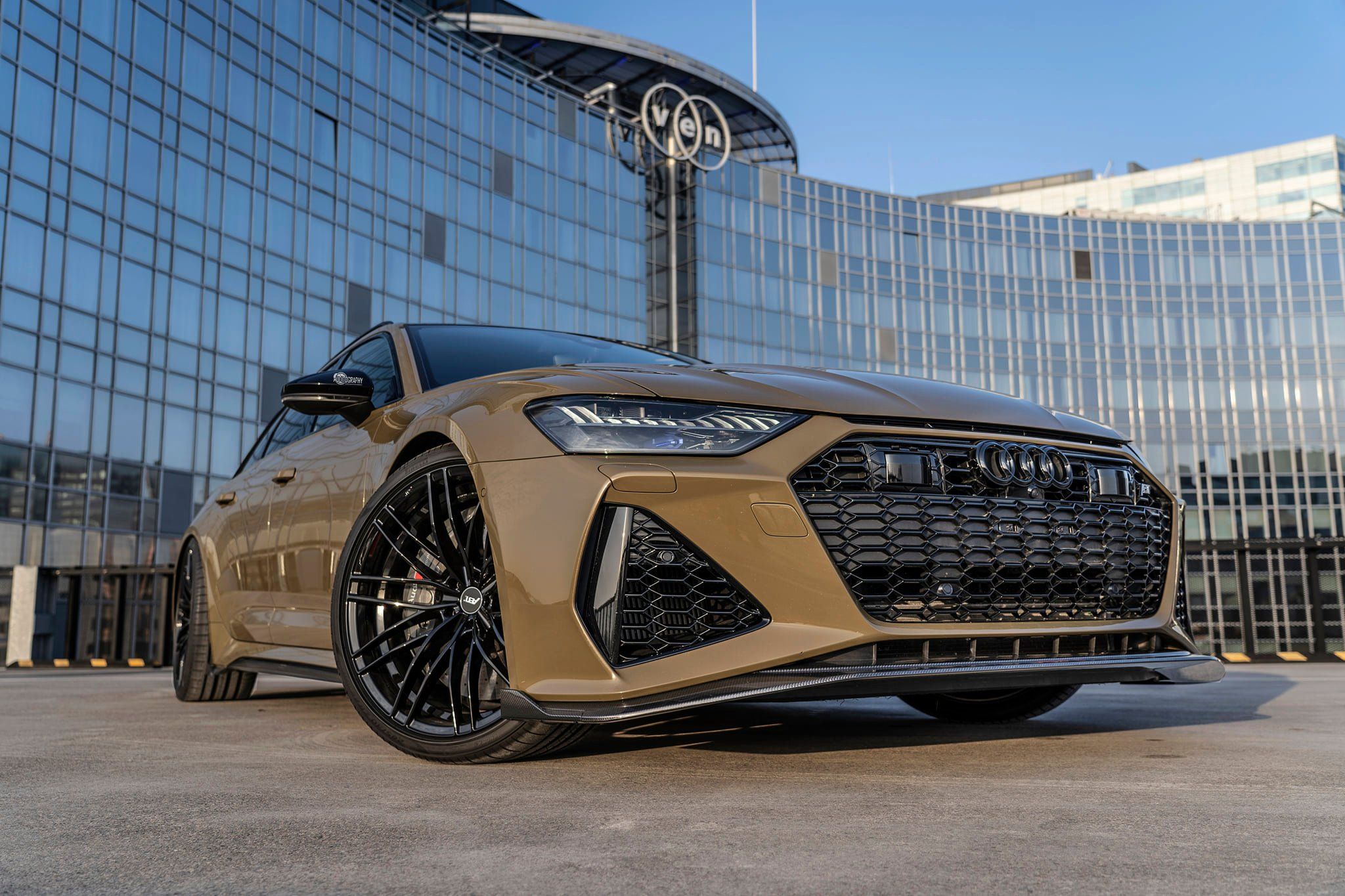 This Audi RS6 Avant Tactical Green by ABT Looks Like A Dream Came True