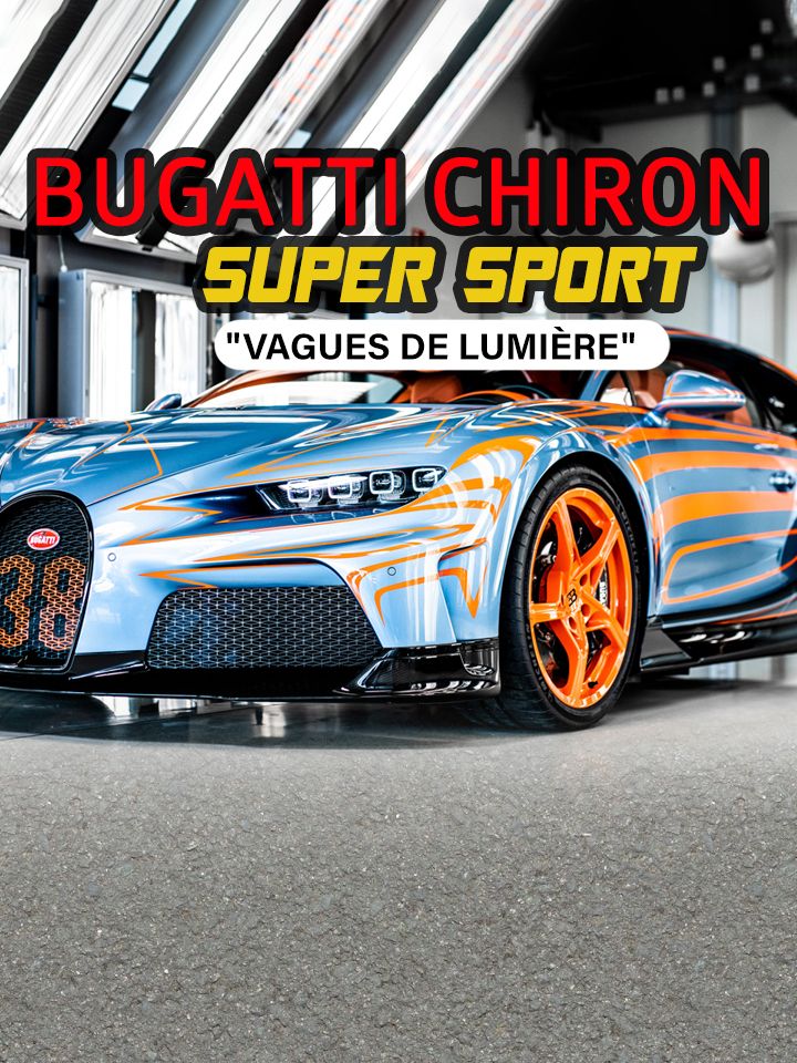The First Bugatti Chiron Super Sport Delivered Features "Vagues de ...