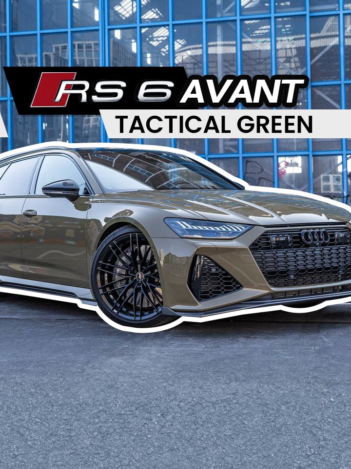 This Audi RS6 Avant Tactical Green by ABT Looks Like A Dream Came True