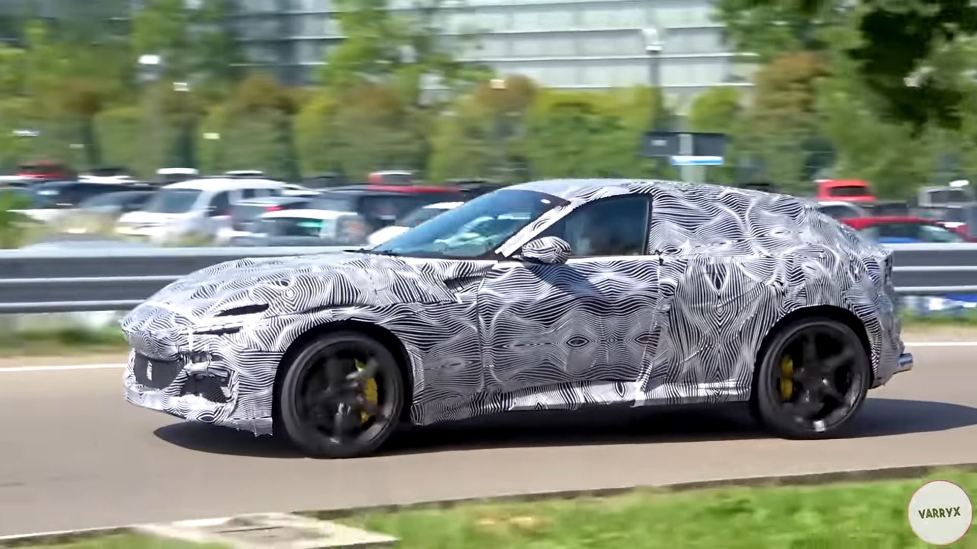 Hear the Ferrari Purosangue's V-12 Pur Like a Kitten on Public Roads