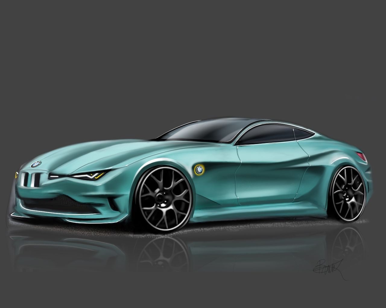 Rendering: A BMW Z7 Would Make for the Perfect Electric Sports Coupe