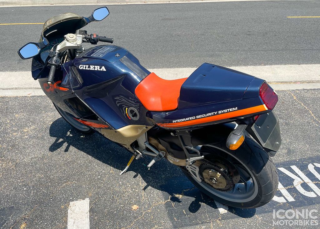 AUCTION: 1991 Gilera CX125 Redefines ‘Back To The Future’ With Its 31-Year-Old Cutting Edge Design