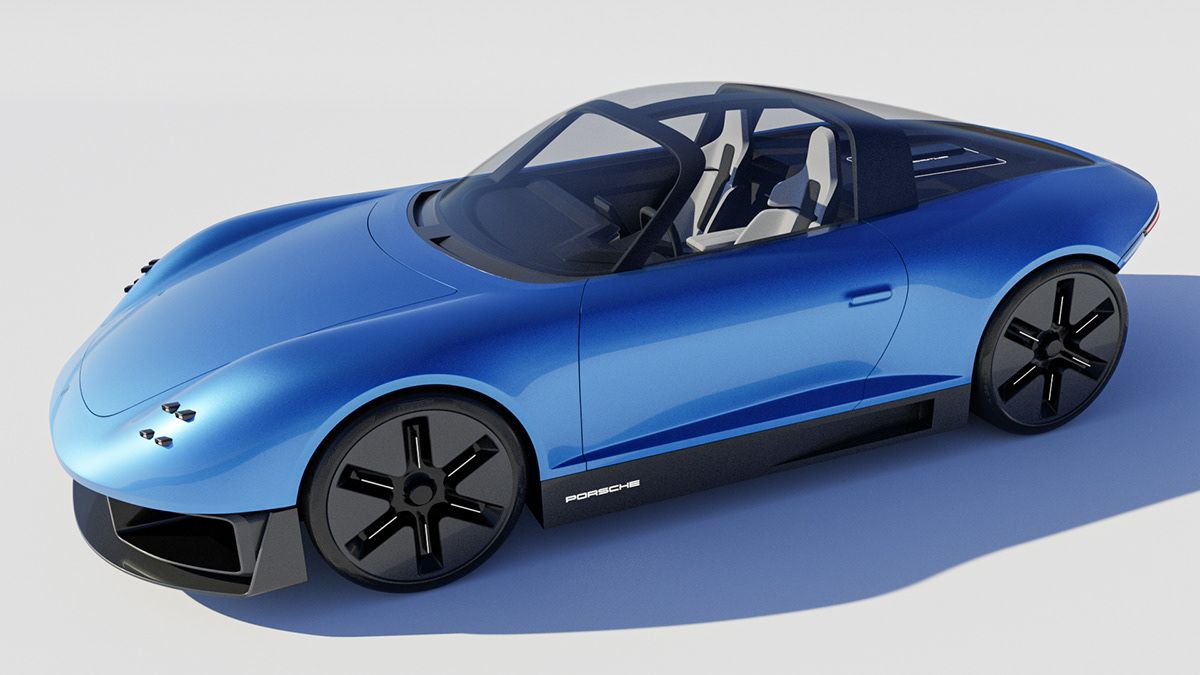 This Concept Rendering Shows What the Iconic Porsche 911 EV Could Look Like