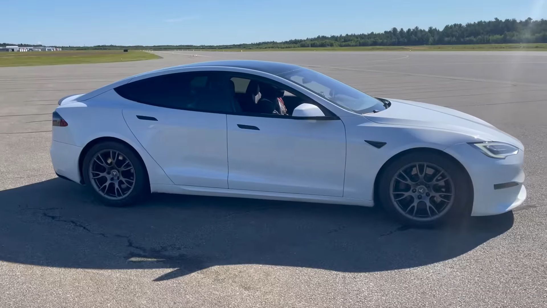 This Modified Tesla Model S Plaid Just Hit 216 MPH