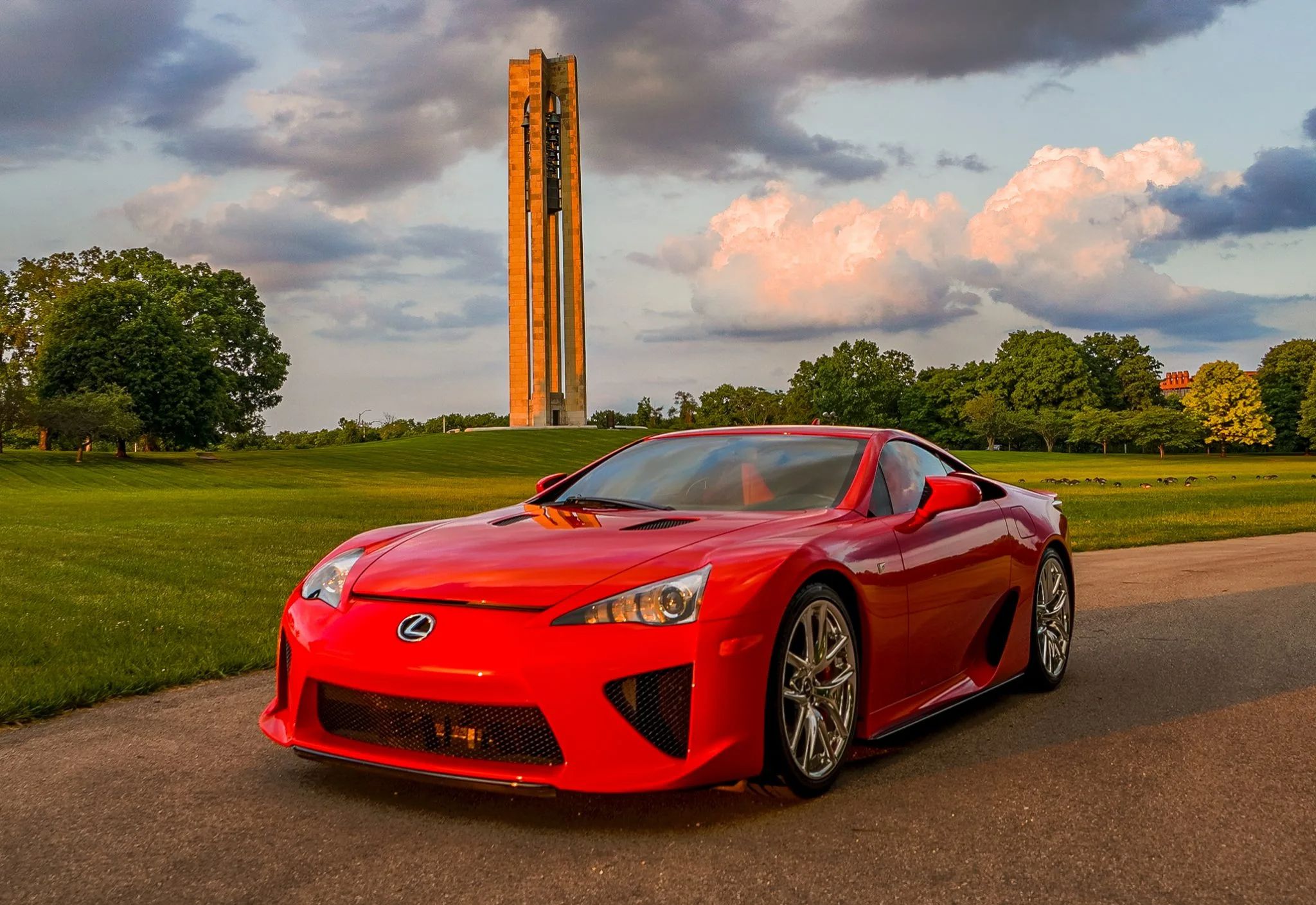 2012 Lexus LFA - Who Doesn't Love a Gorgeous Lady in Red?