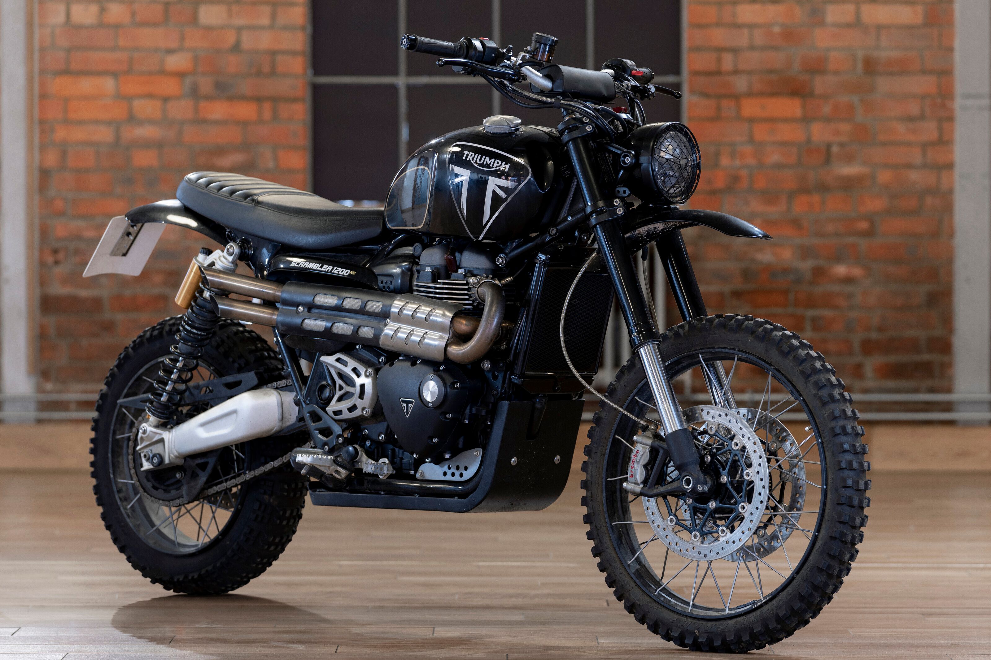 This Triumph Scrambler 1200 XE Was Ridden by James Bond 007!