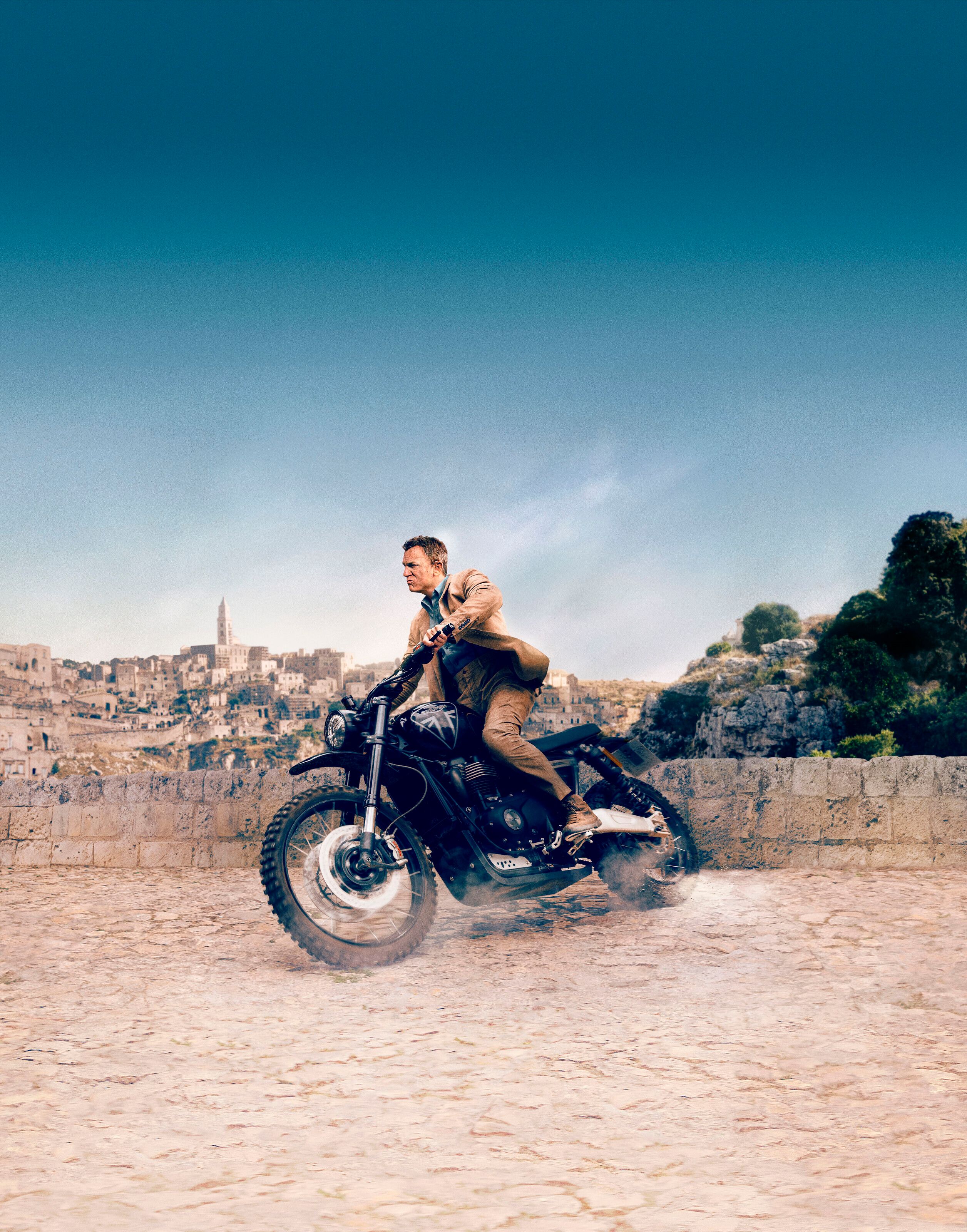 This Triumph Scrambler 1200 XE Was Ridden by James Bond 007!