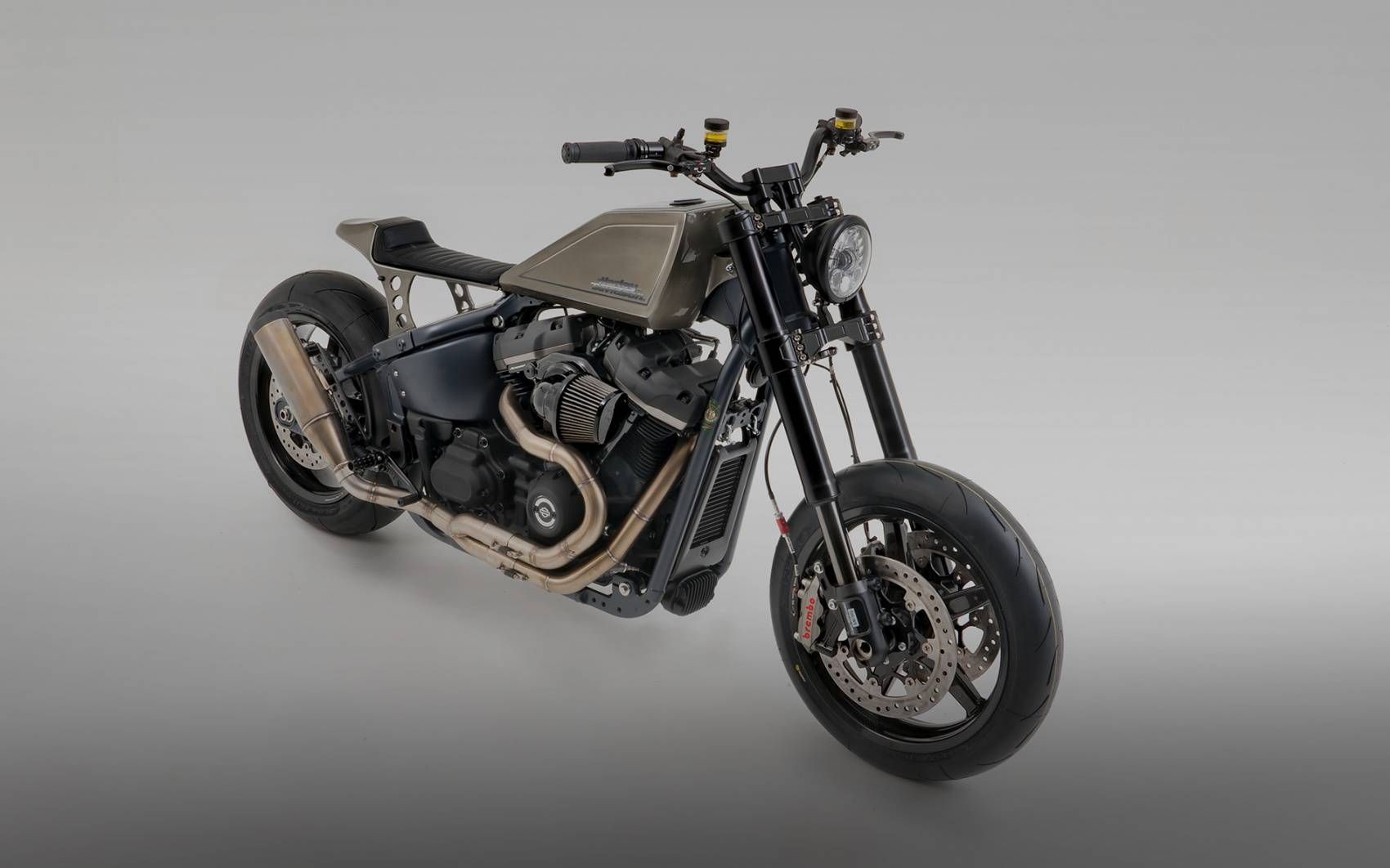 Custom Harley-Davidson Fat Bob Wants To Decimate The Race Track Instead ...