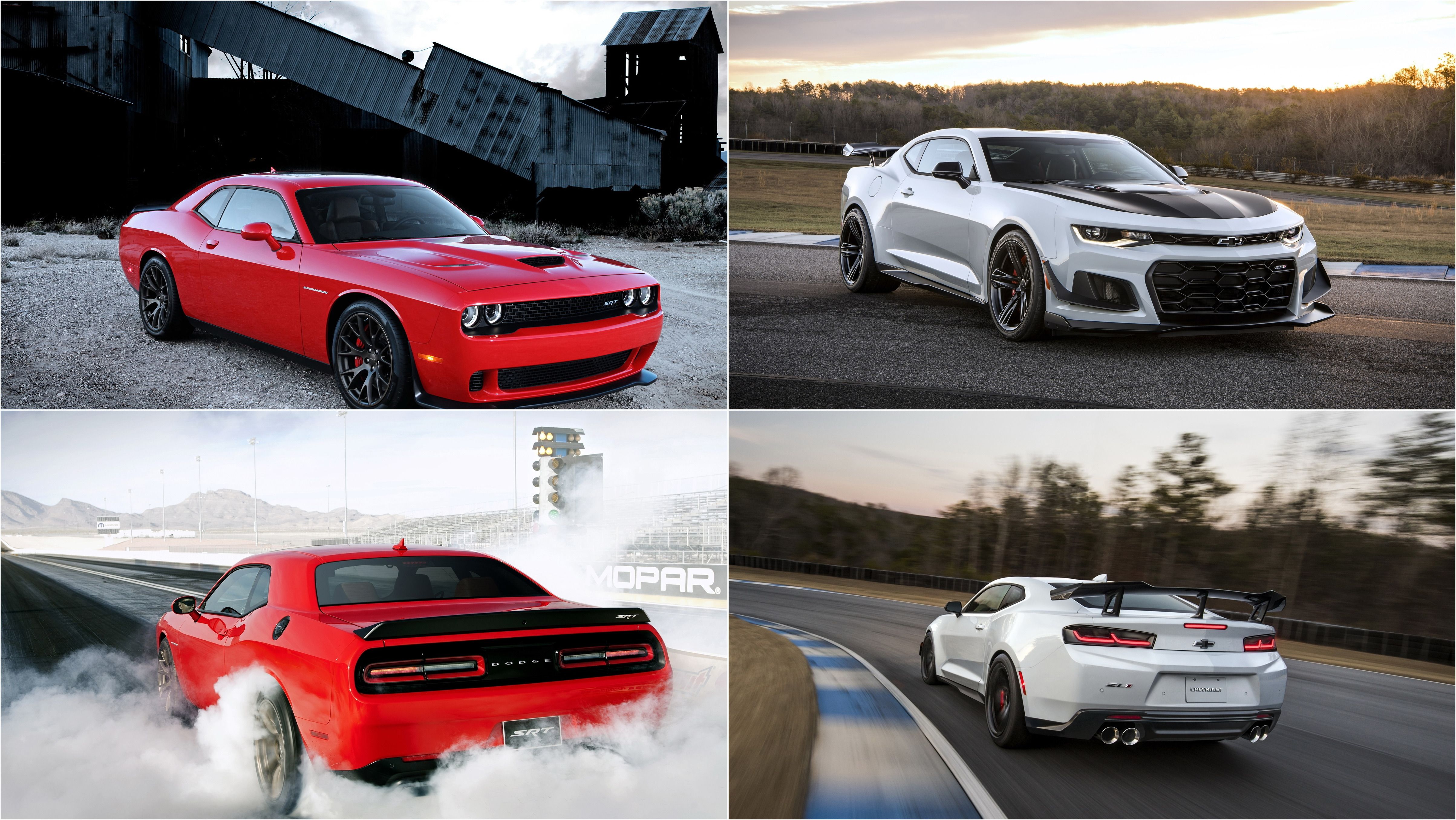 Dodge Challenger Hellcat vs. Chevrolet Camaro ZL1 - The Understated ...