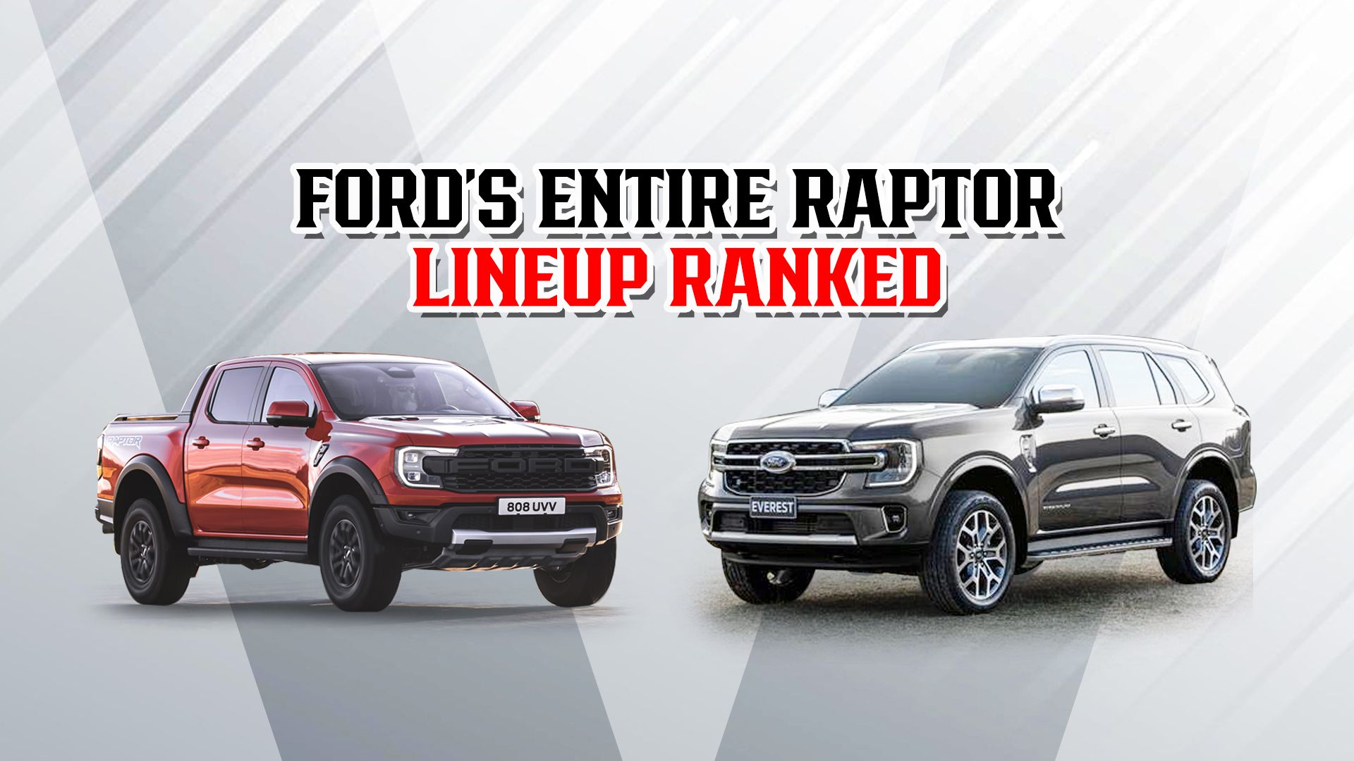 Ford’s Entire Raptor Lineup Ranked