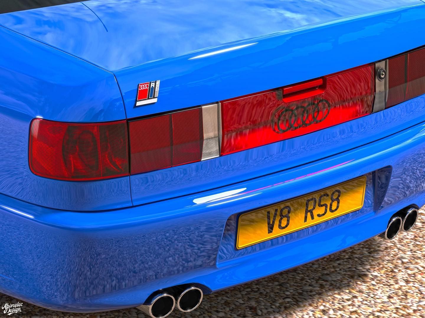 Here's The 90s-Era Audi RS8 That The World Deserved