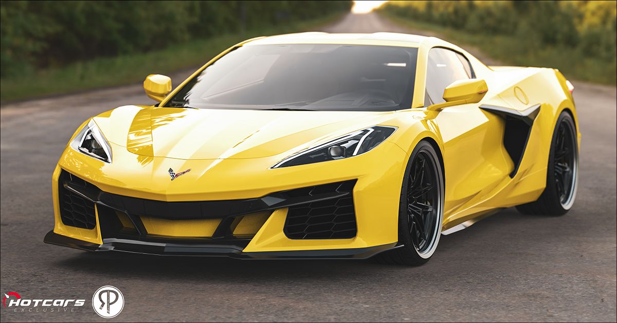 Rendering: This C8 Corvette E-Ray Electrifies the Winds of Change